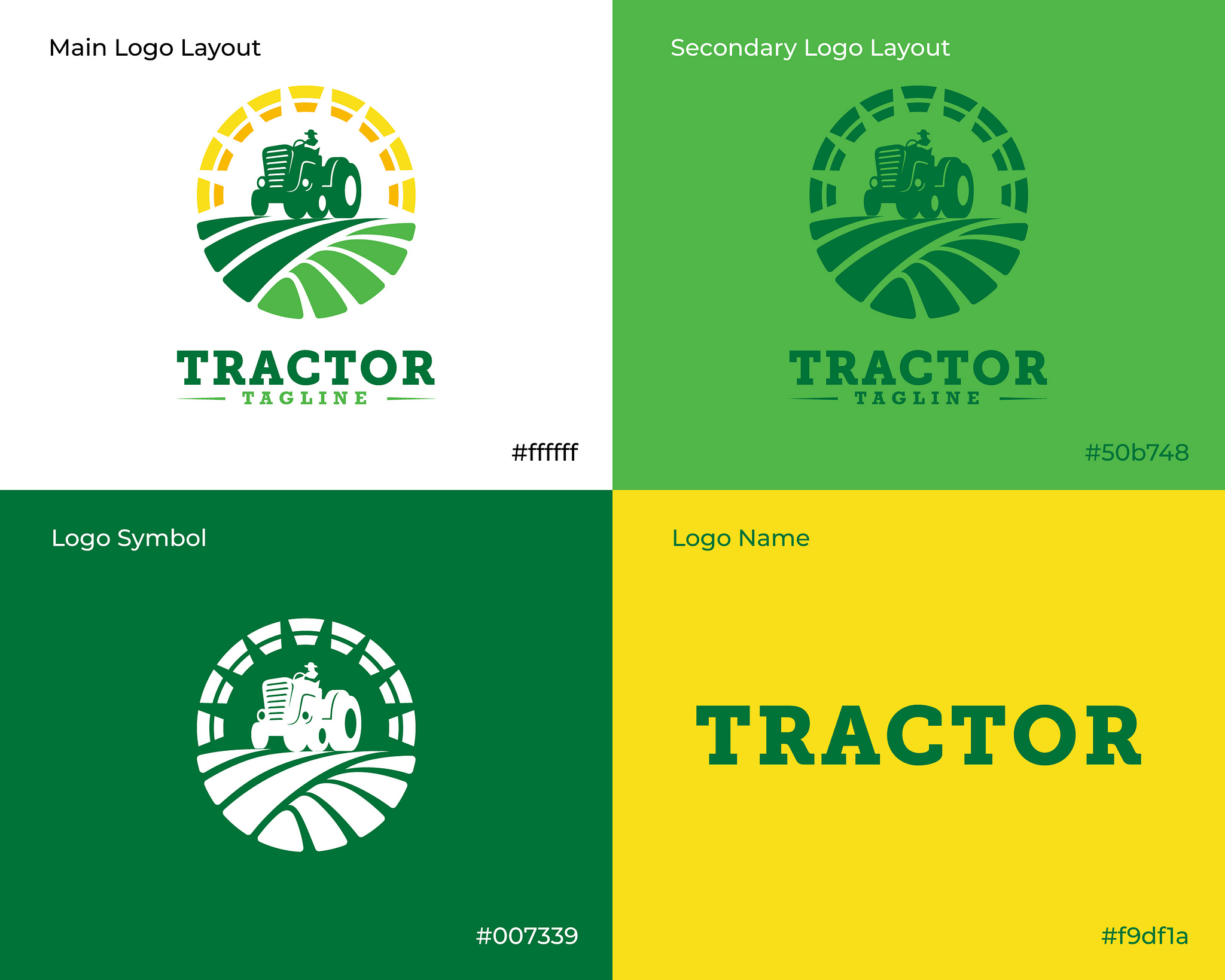 Agriculture Tractor logo creation by MD Sayem on Dribbble