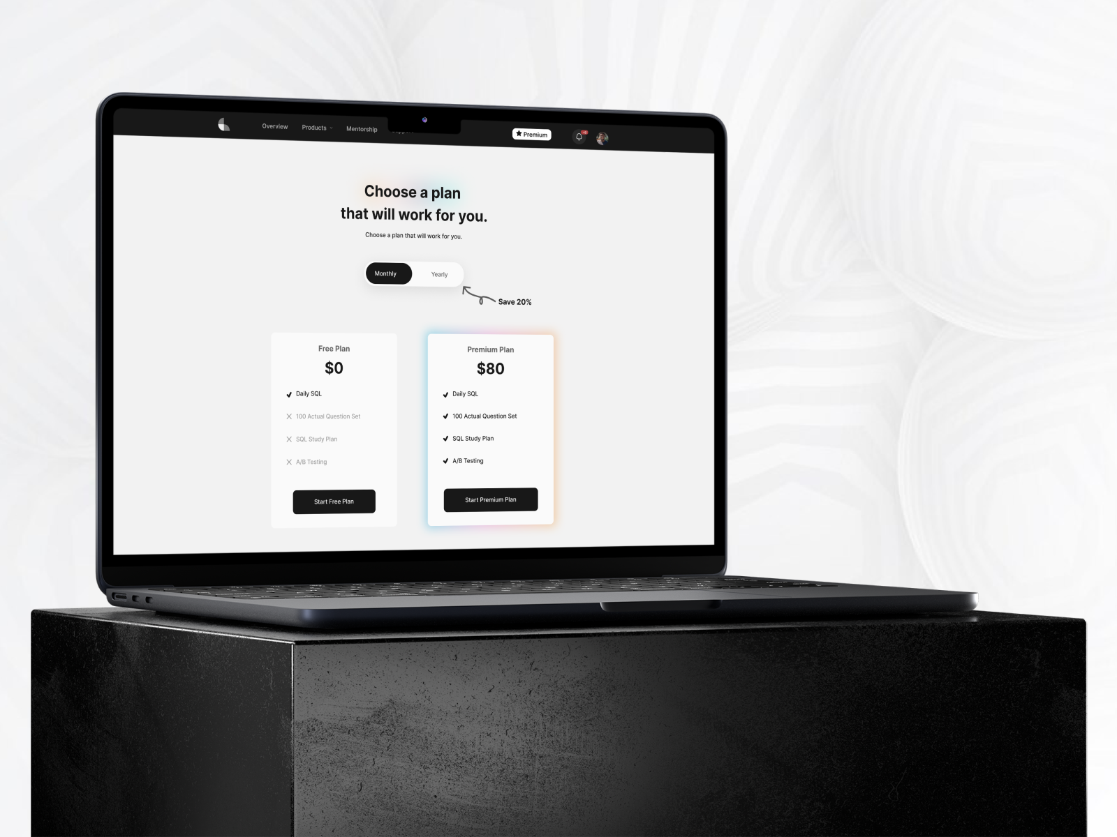 Pricing page by David Ayewah on Dribbble