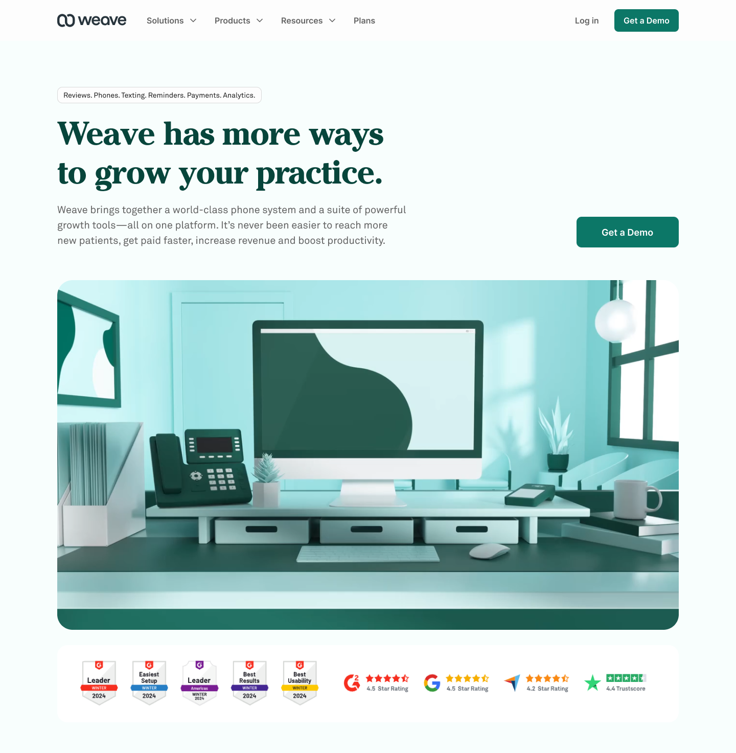 Weave Redesigned Hero Section by Collin D Johnson on Dribbble
