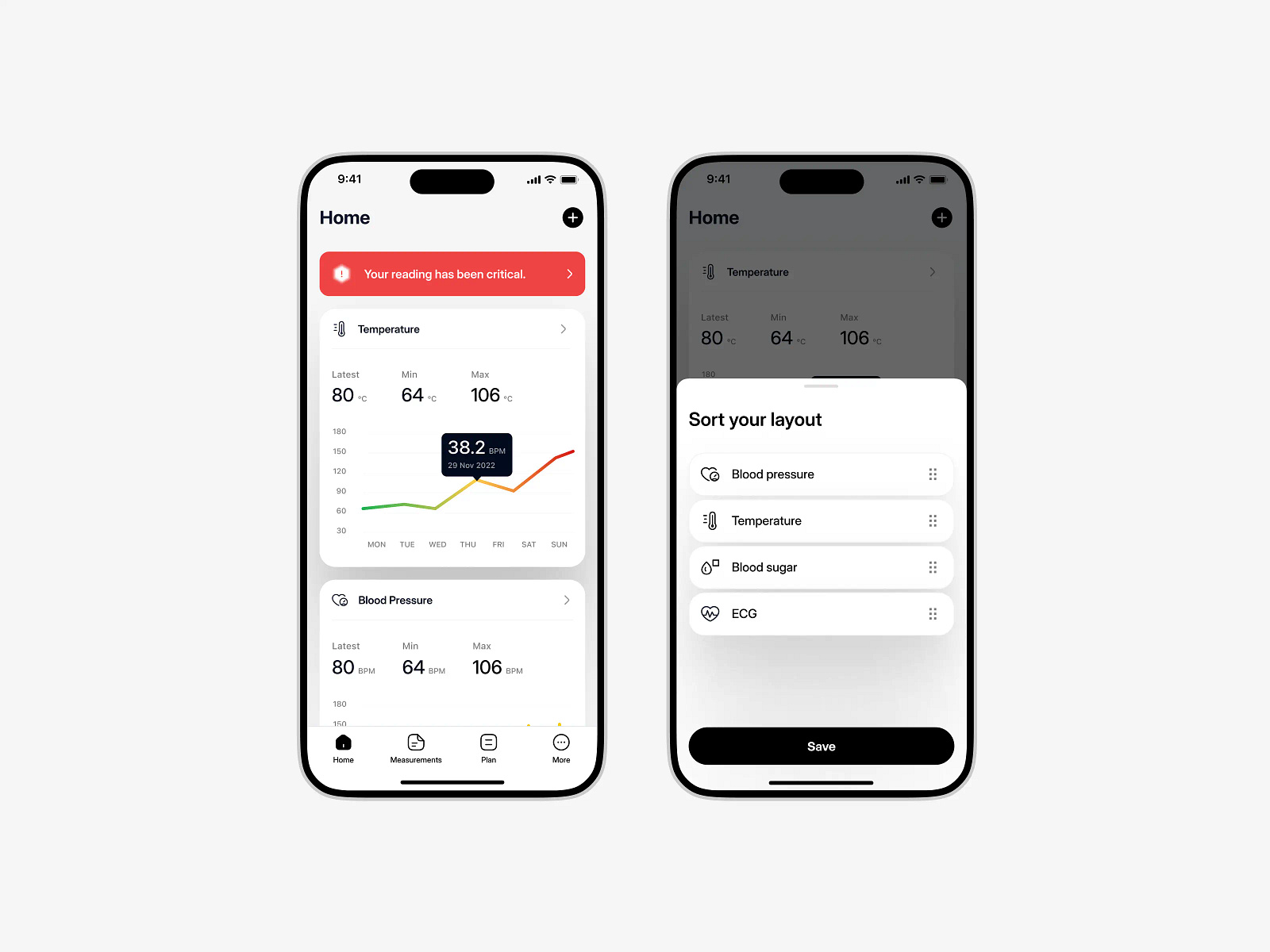 Telemon — Health monitoring app by Daniel Gago on Dribbble