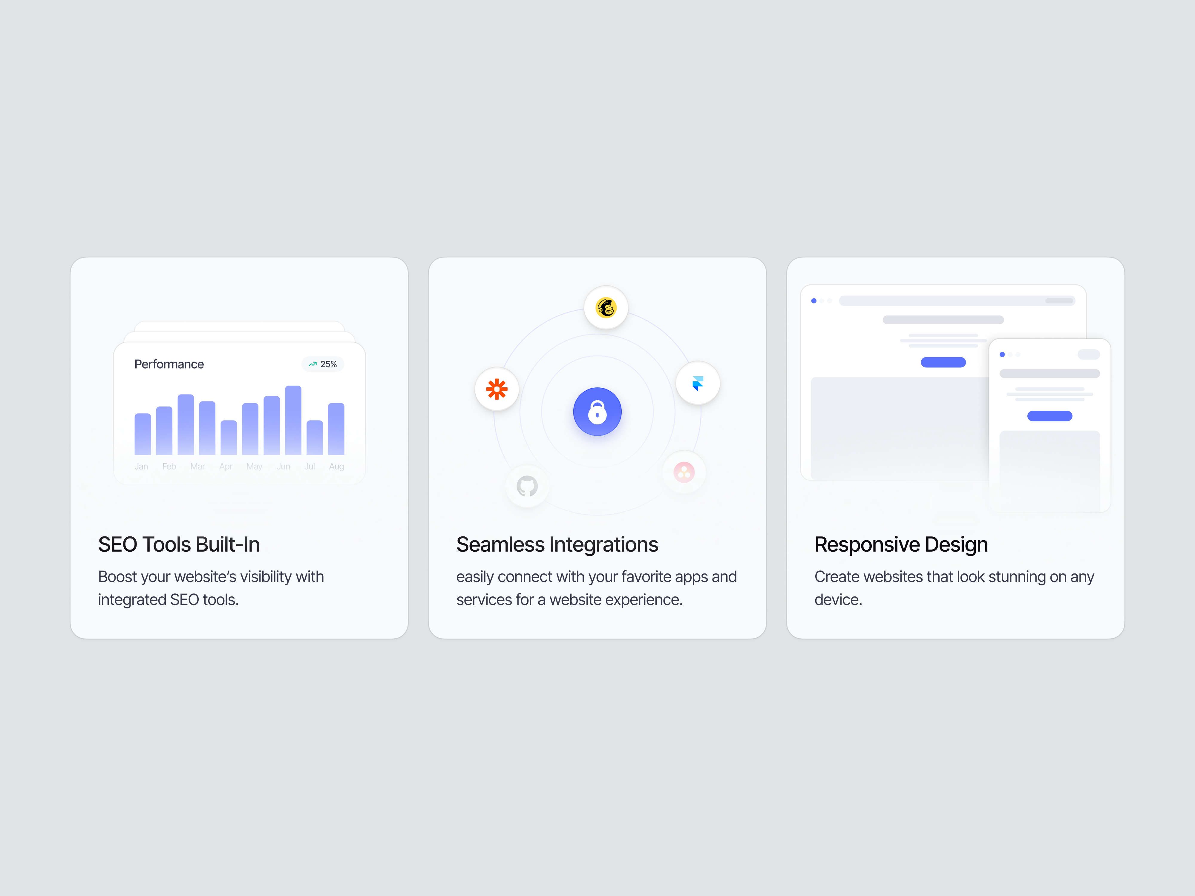 SiteCraft: Website Builder Saas Landing Page - Features Section by ...