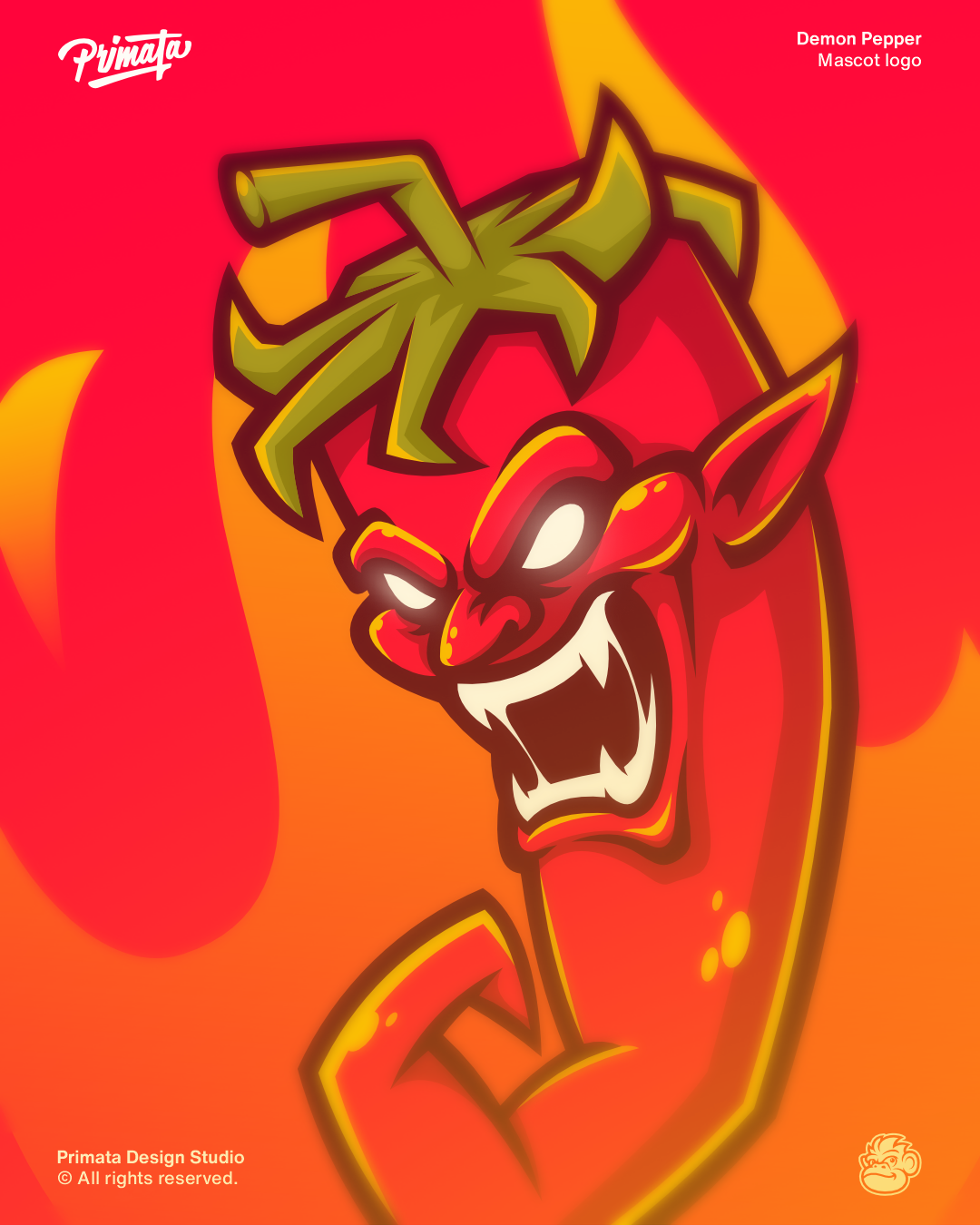Demon Pepper by Primata Designs on Dribbble