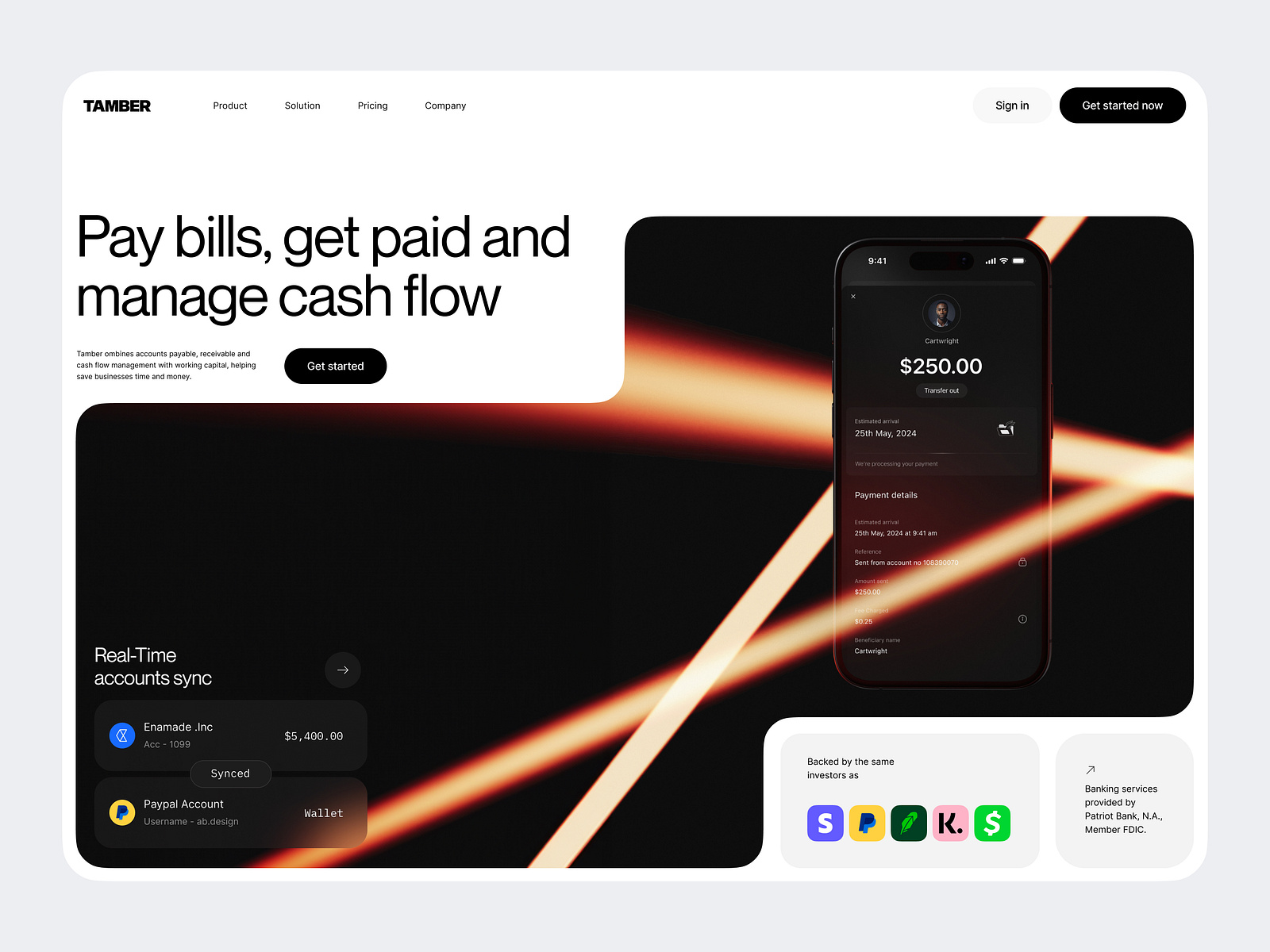 Wallet Website Landing page design by Basit A. khan 👋 for Inspirux on Dribbble
