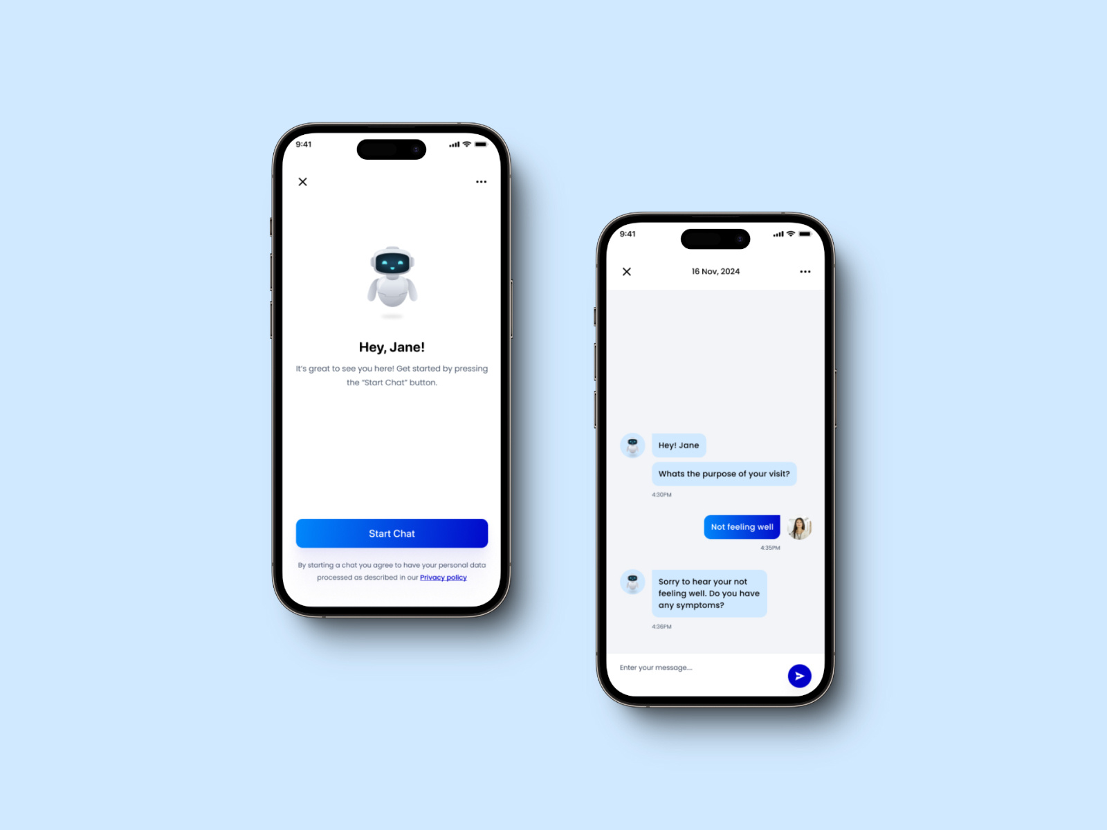 App Design for AI Triage by 7th Pillar Infotech on Dribbble