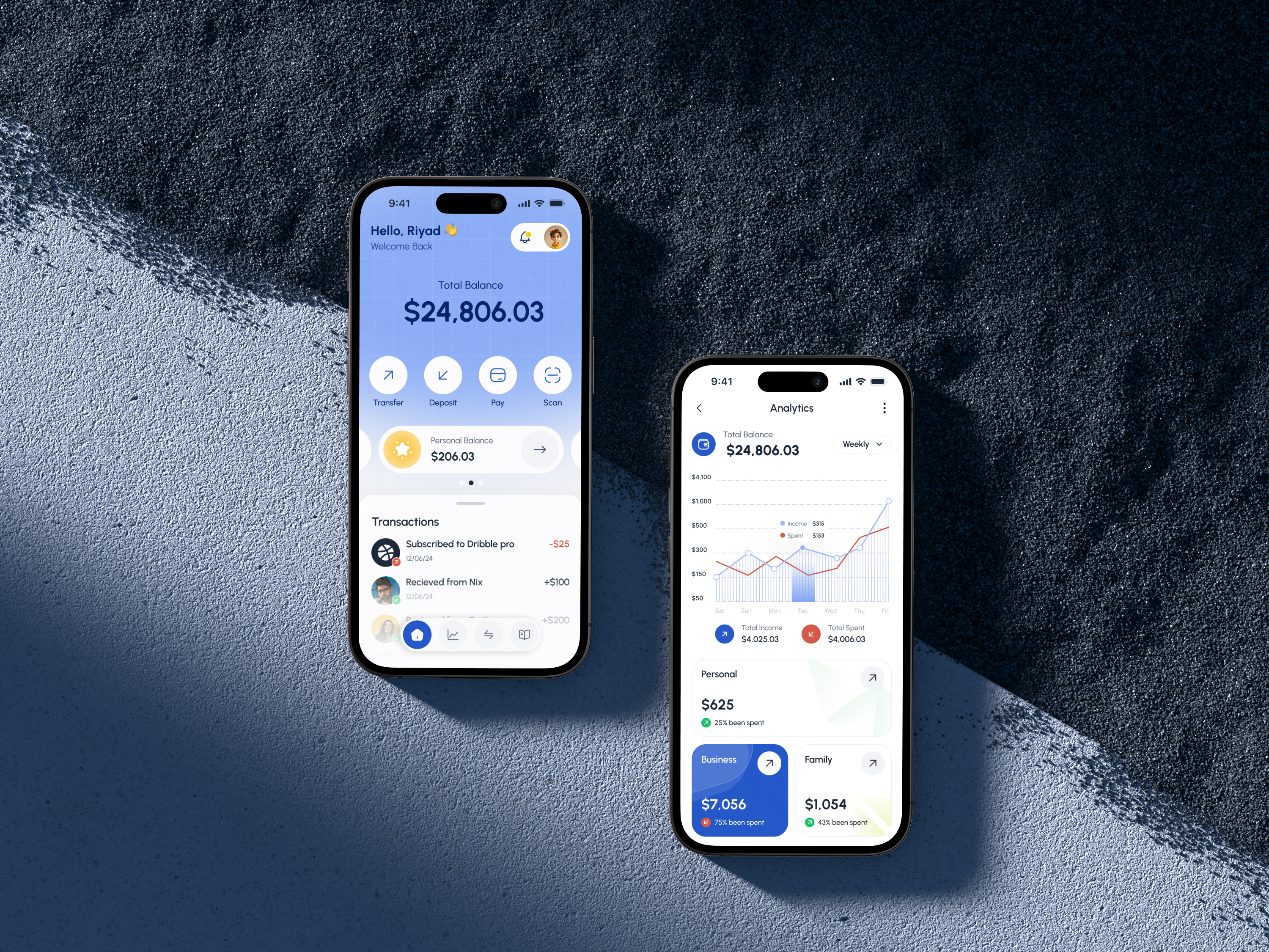 Fintech Mobile Banking app Design by FocoTik UI UX for FocoTik UI/UX Agency on Dribbble