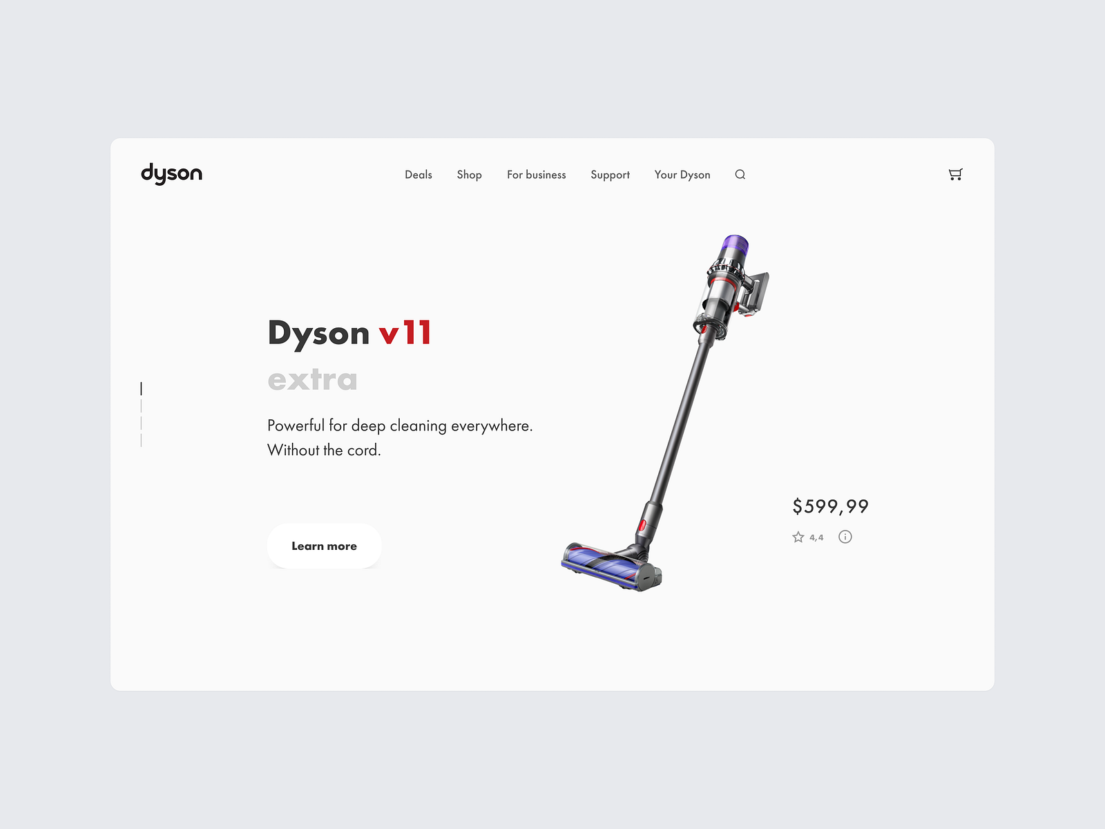 Dyson — Redesign Concept for a Website by Vjacheslav on Dribbble