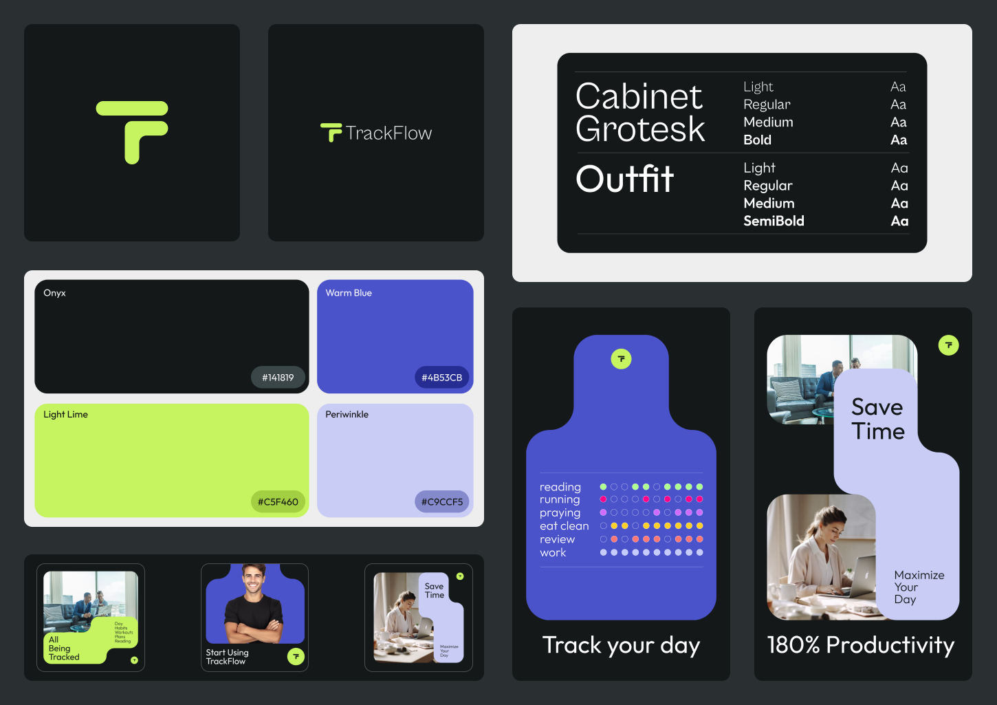 TrackFlow - Visual Identity by Cedrik Stephen on Dribbble