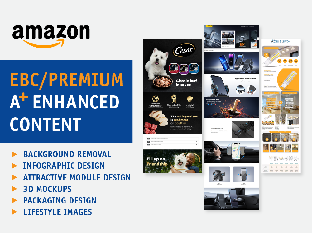 Amazon EBC/Premium A+ Content designs by Oyibotha.M.H on Dribbble