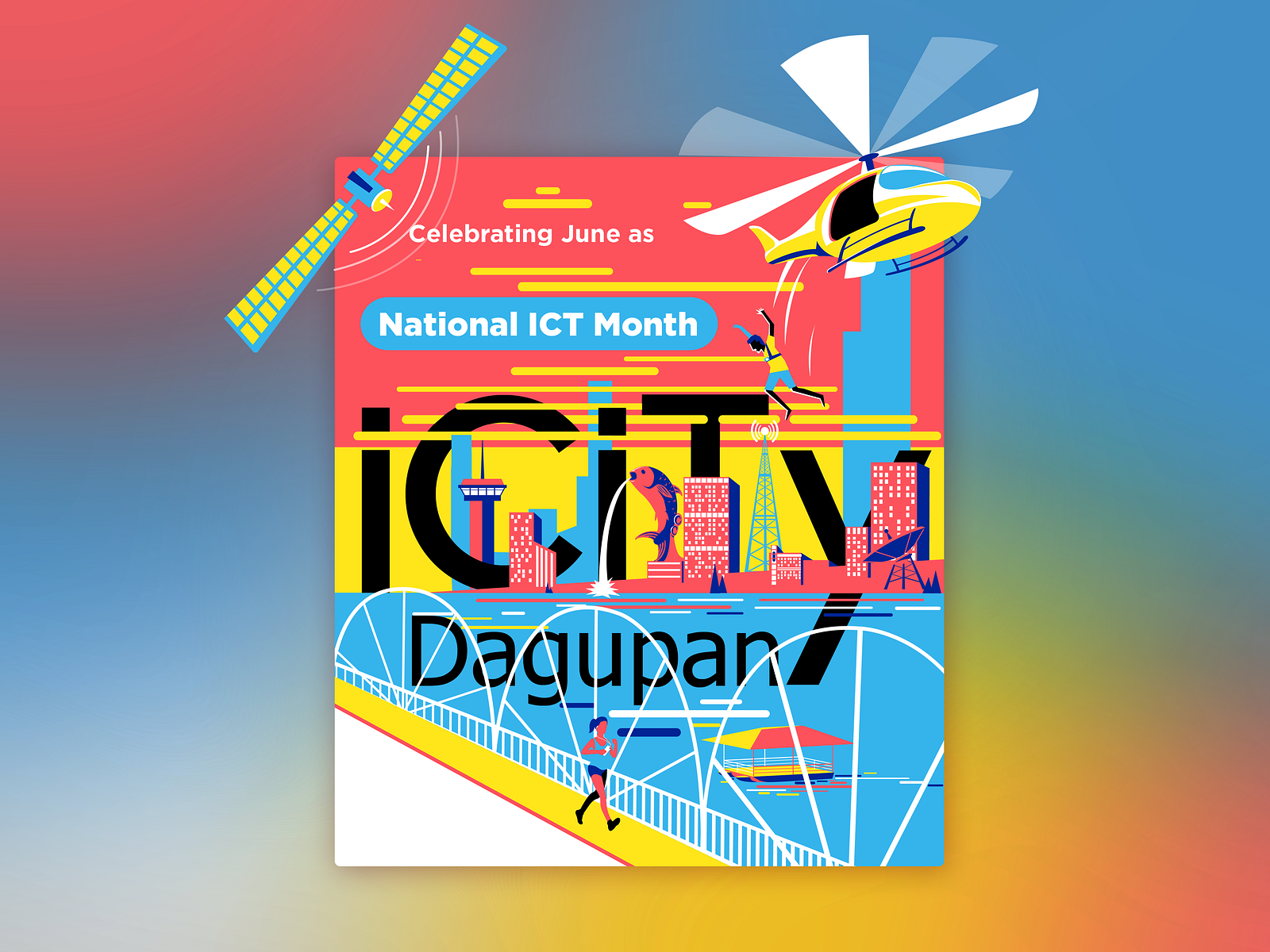 iCity Dagupan - Poster Design 2015 by Romarson Soria on Dribbble