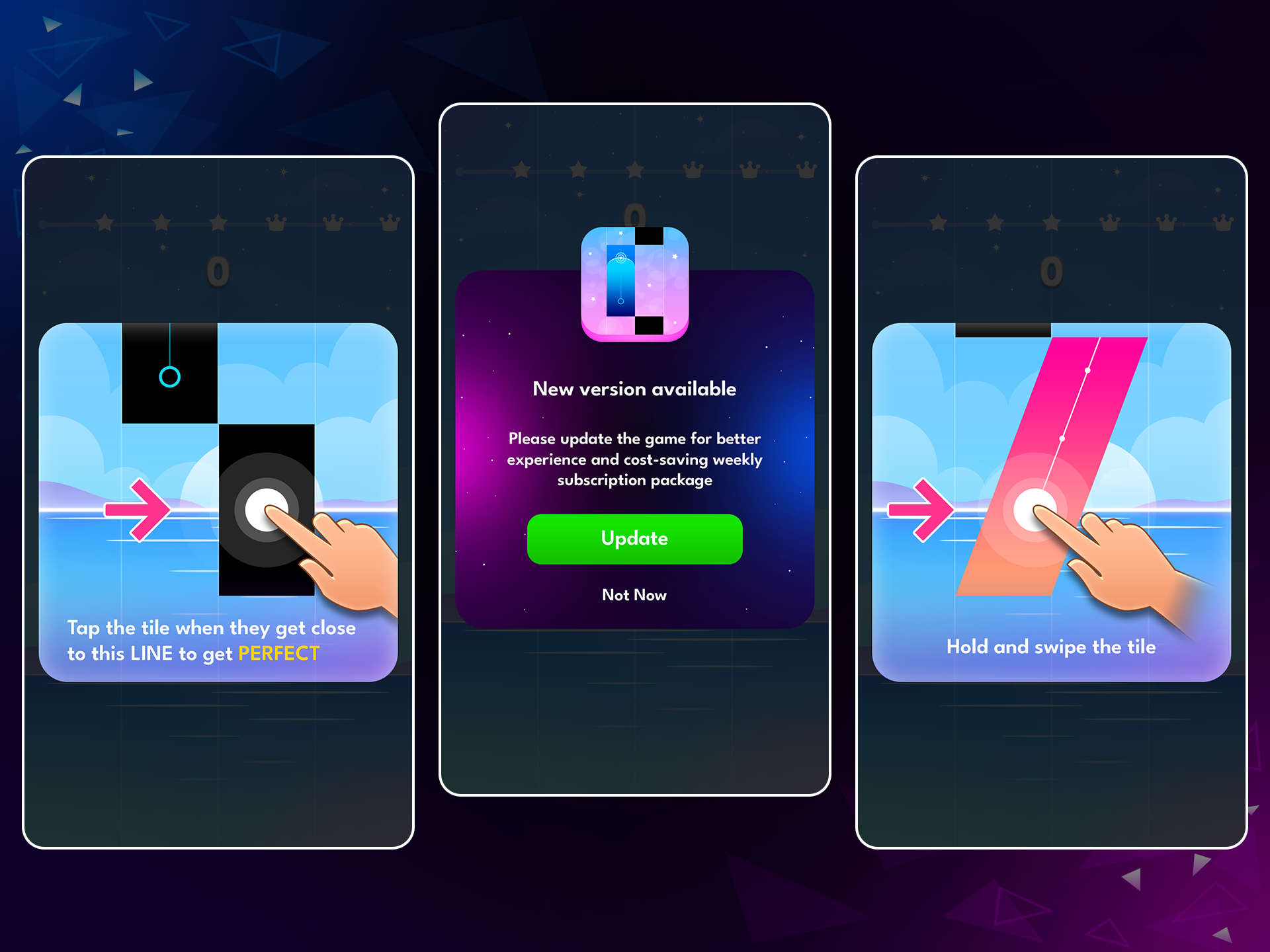 Piano Classic Tiles: UI/UX by Alien3287 on Dribbble