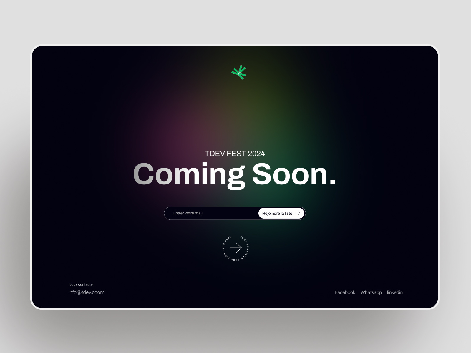 Coming soon minimalist modern ui by Massahoud ODANOU on Dribbble