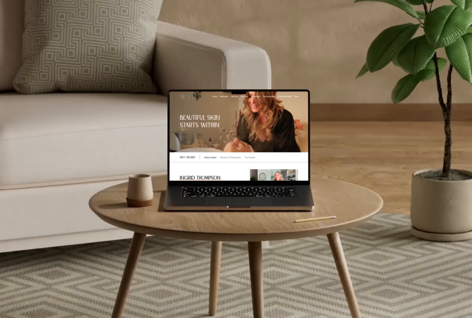 High Vibration Skin Care - Website UI Redesign Concept by Fazeel Ahmad ...