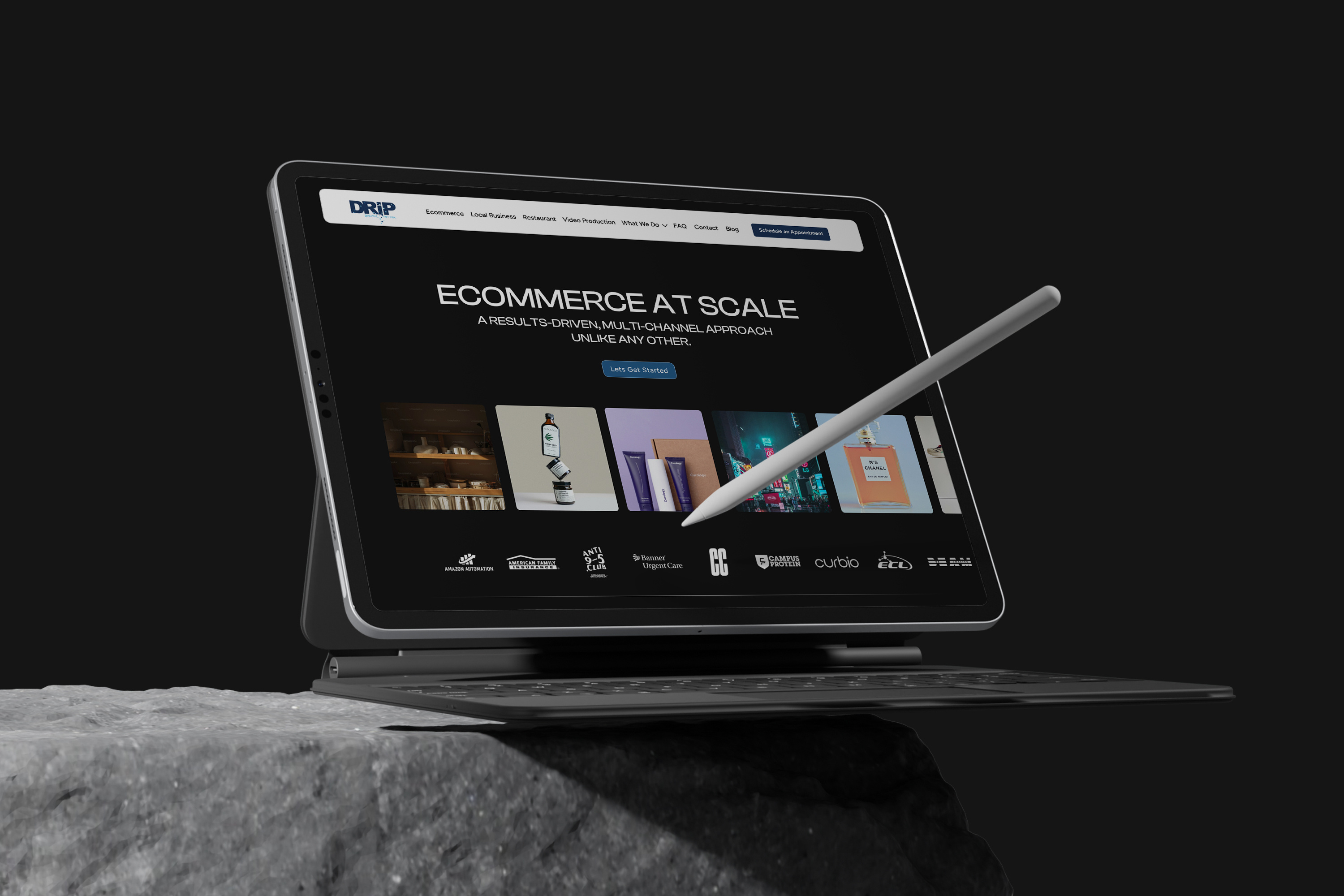 Drip Marketing - Digital Service Website UI Redesign Concept by Fazeel ...