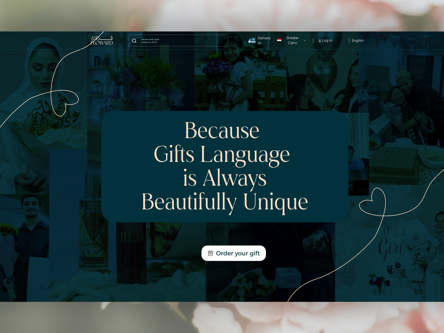 Floward landing page hero section redesign by Mariam Emad on Dribbble