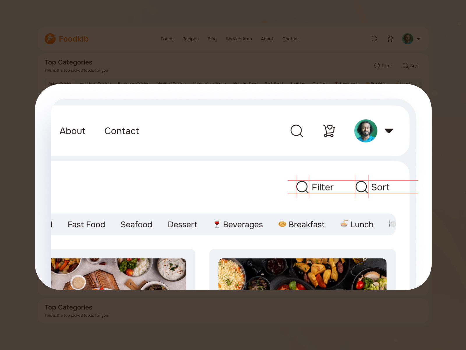 Food Delivery Website UI Design | Wow Rakibul by Rakibul 🏀 on Dribbble