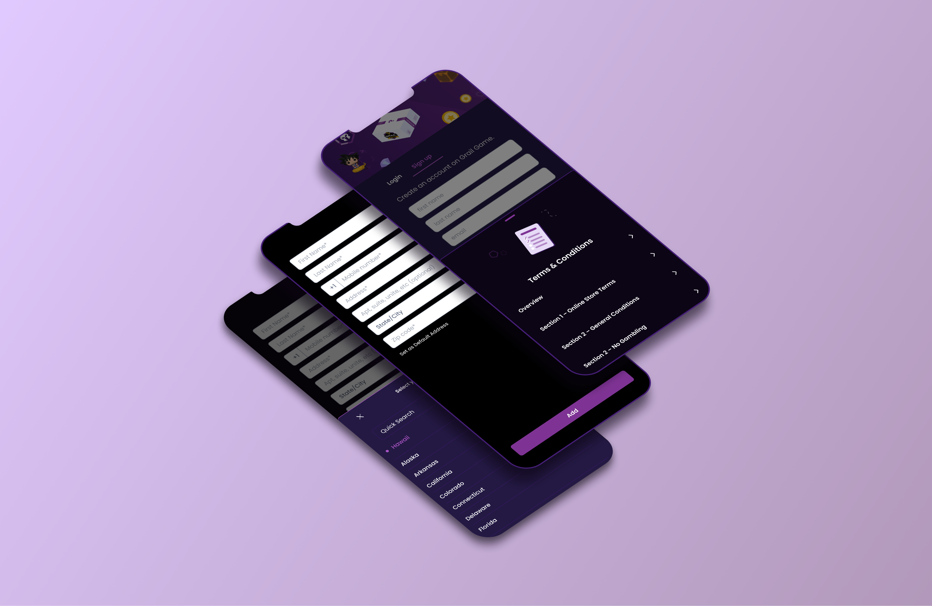 Grail Game Mobile App by M. Ammar on Dribbble