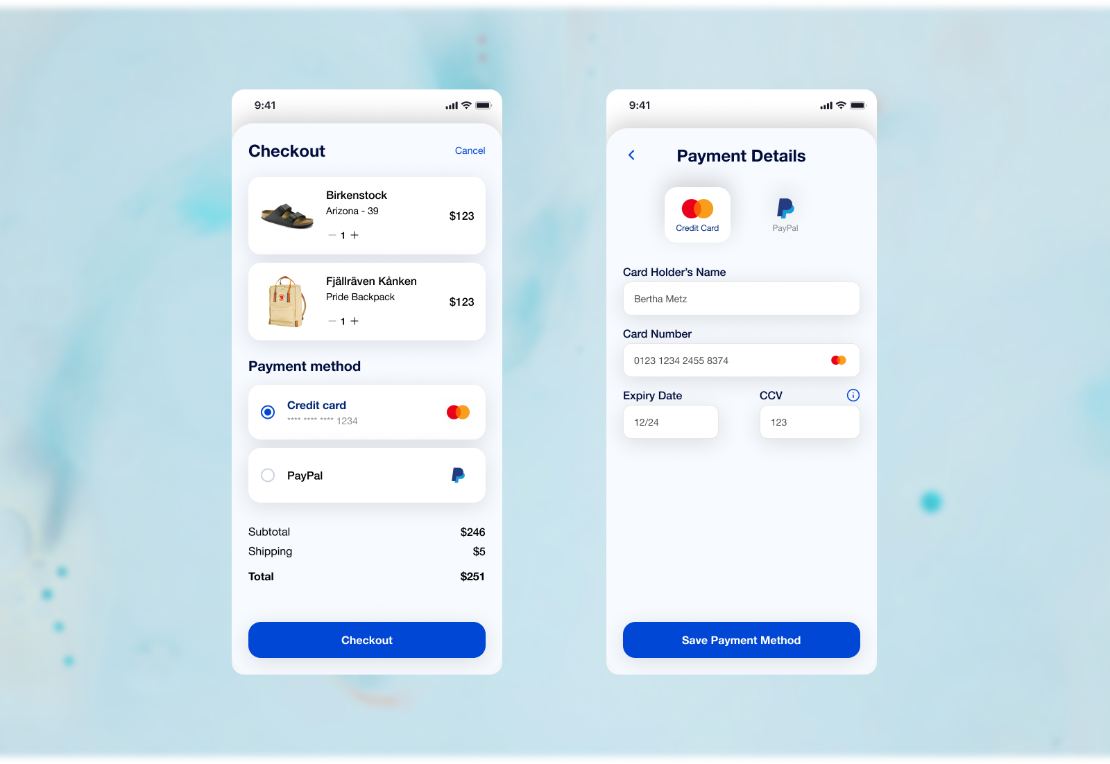 Checkout Screen UI Design by Rasa Jurgutyte on Dribbble