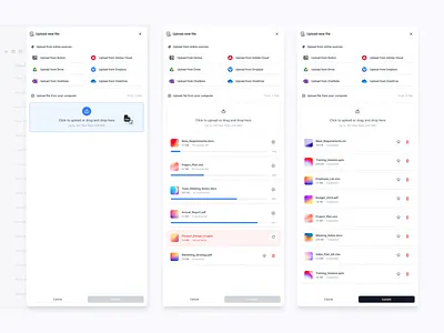 Upload Modal designs, themes, templates and downloadable graphic ...