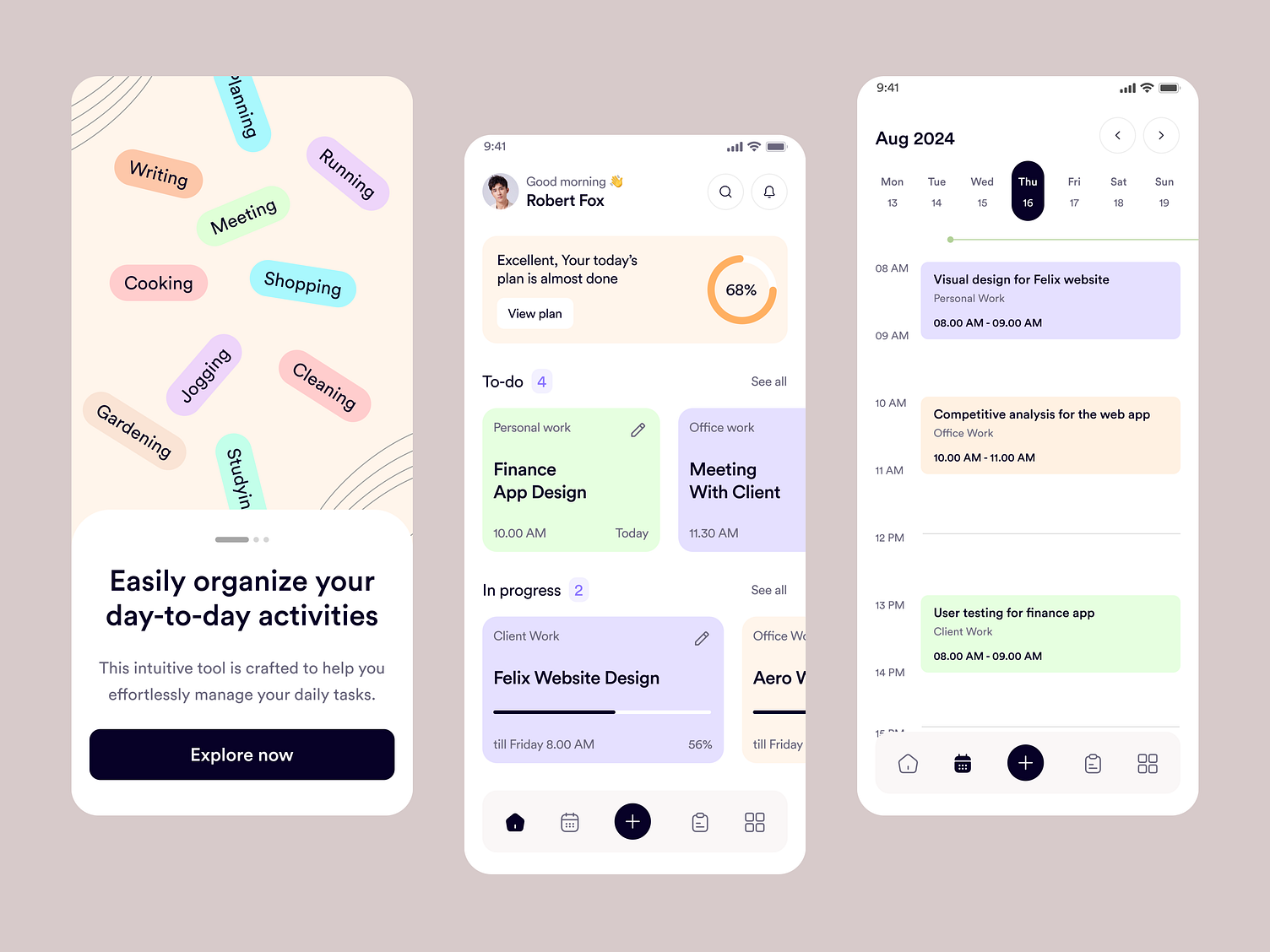 To-Do List App Design by SpineEdge for SpineEdge Studio on Dribbble