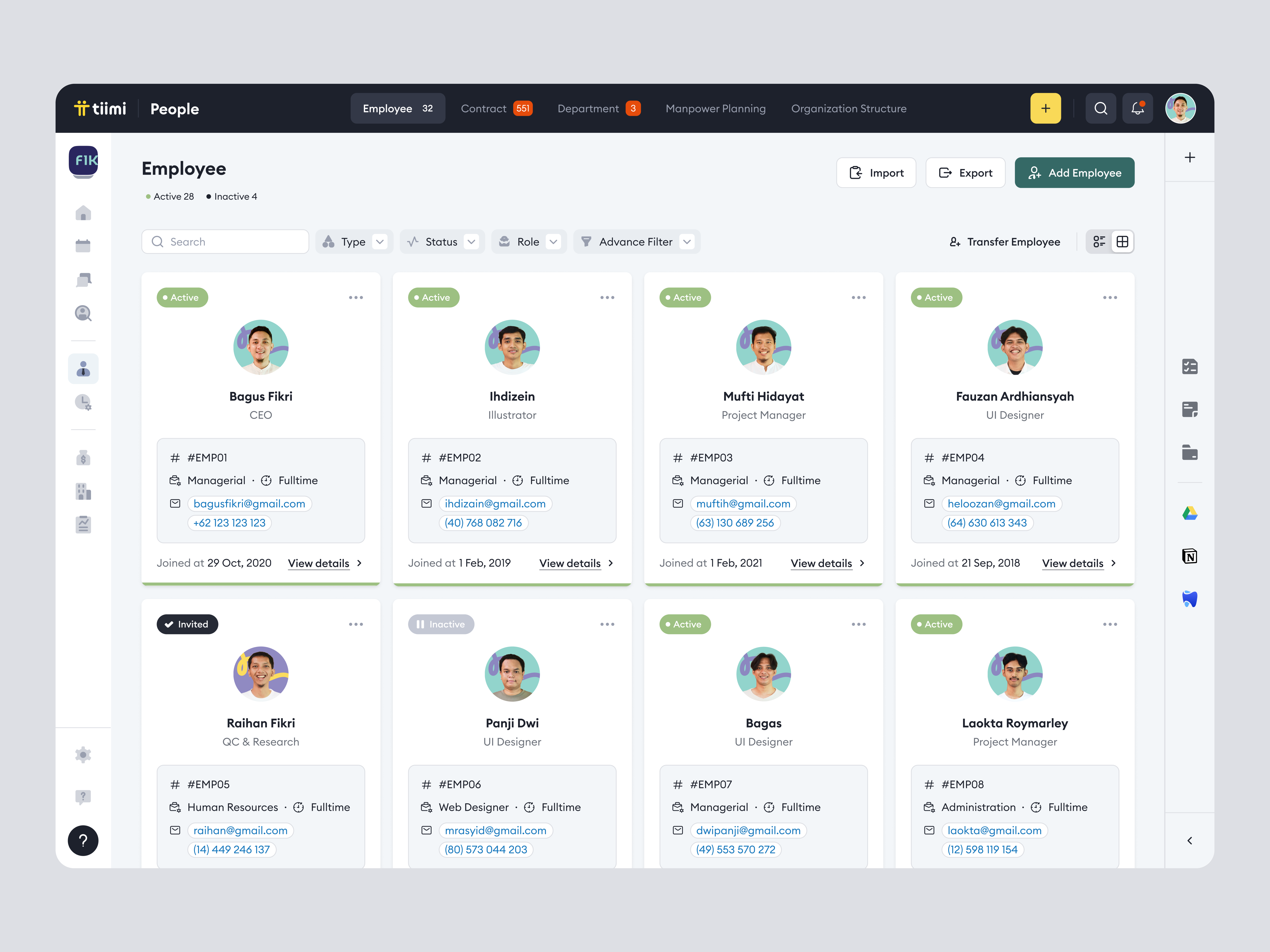 Browse thousands of Employee List images for design inspiration | Dribbble