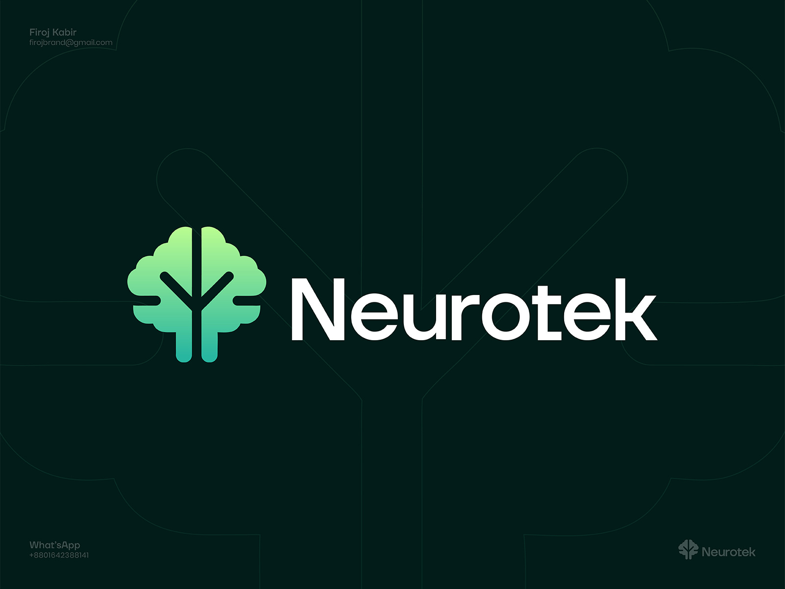 Neurotek creative thinking logo design by Grapency on Dribbble
