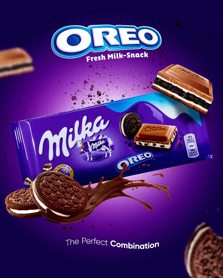 Manipulation Poster for Oreo cookies by D Zignex on Dribbble