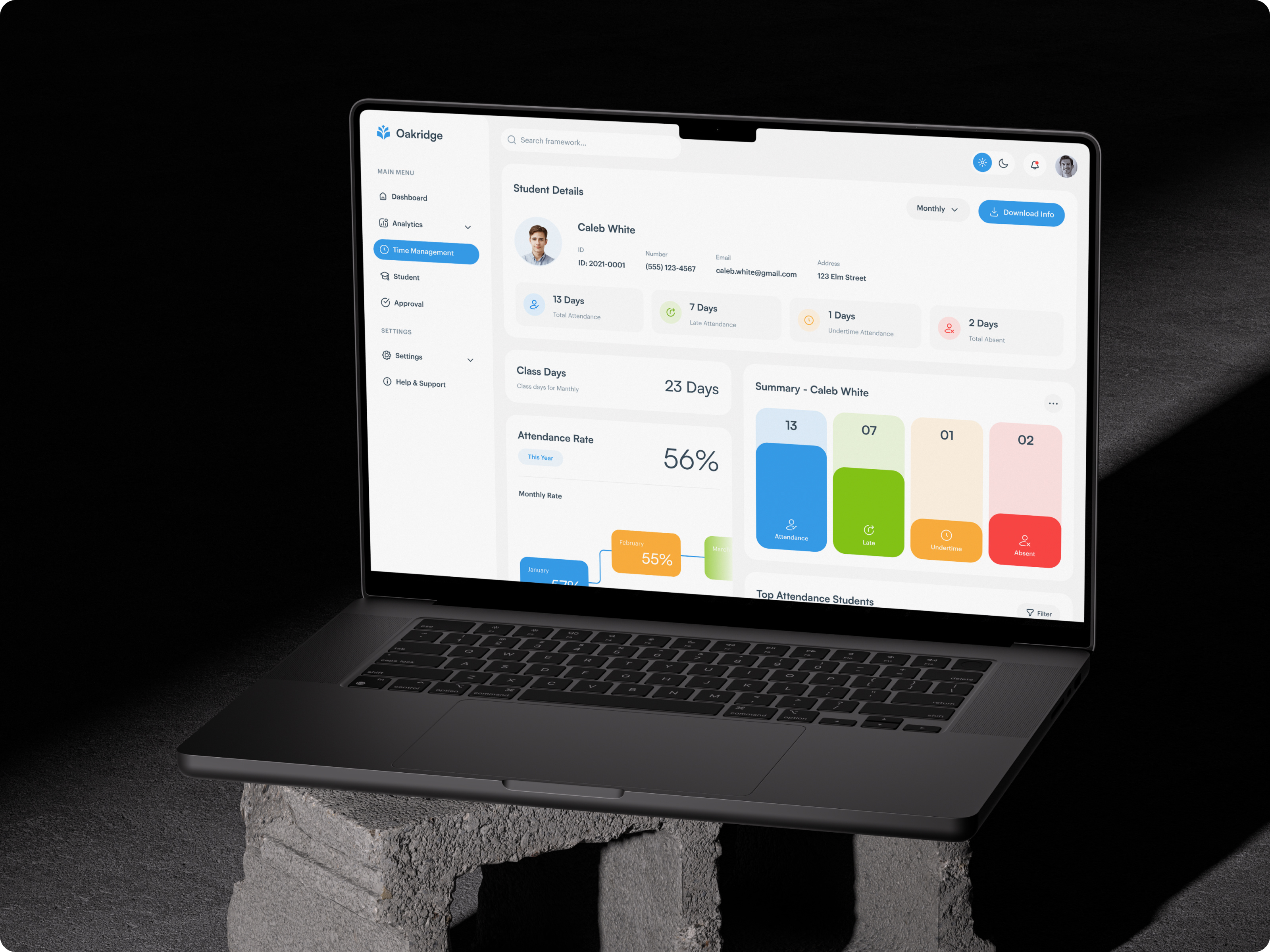 Attendance Tracker - Student Dashboard by Md Imran Hossan Jakir on Dribbble
