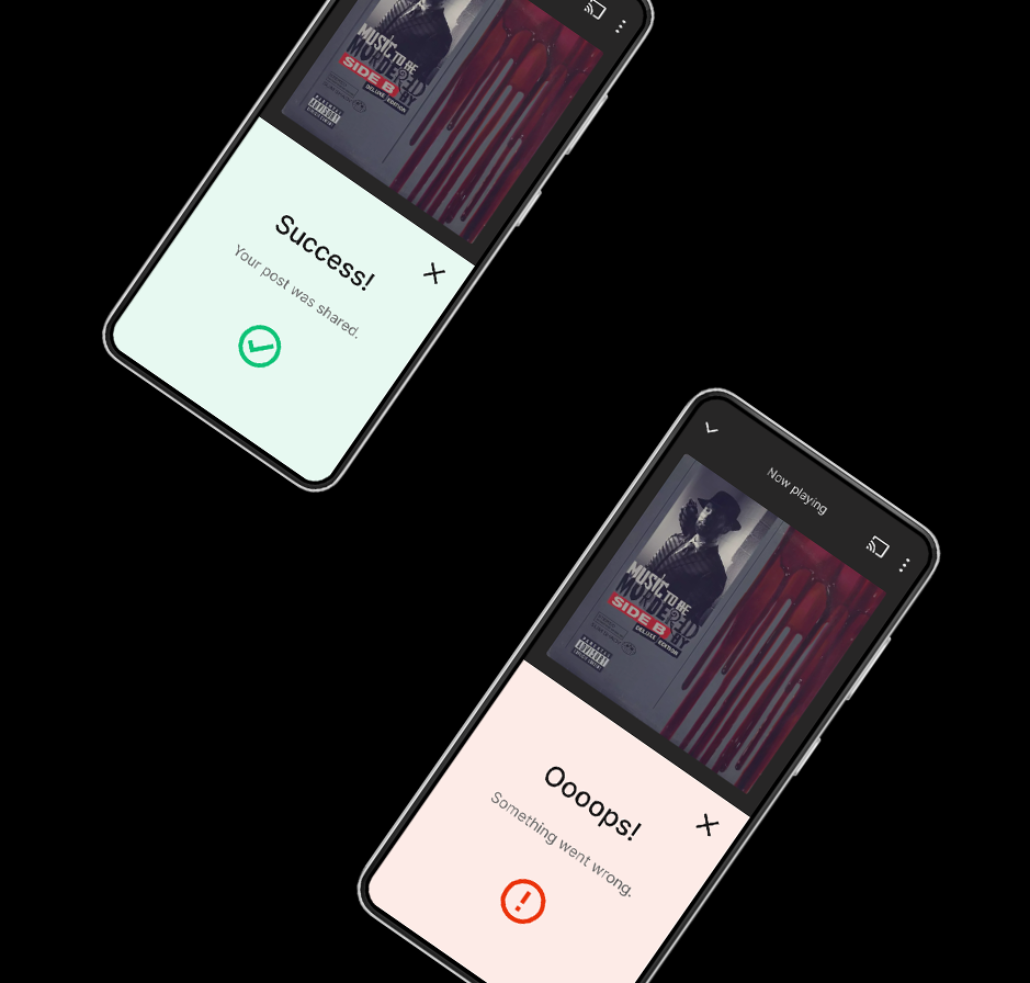 Daily UI #011 - Flash Message by Renata Juciute | Renata Goes Digital ...