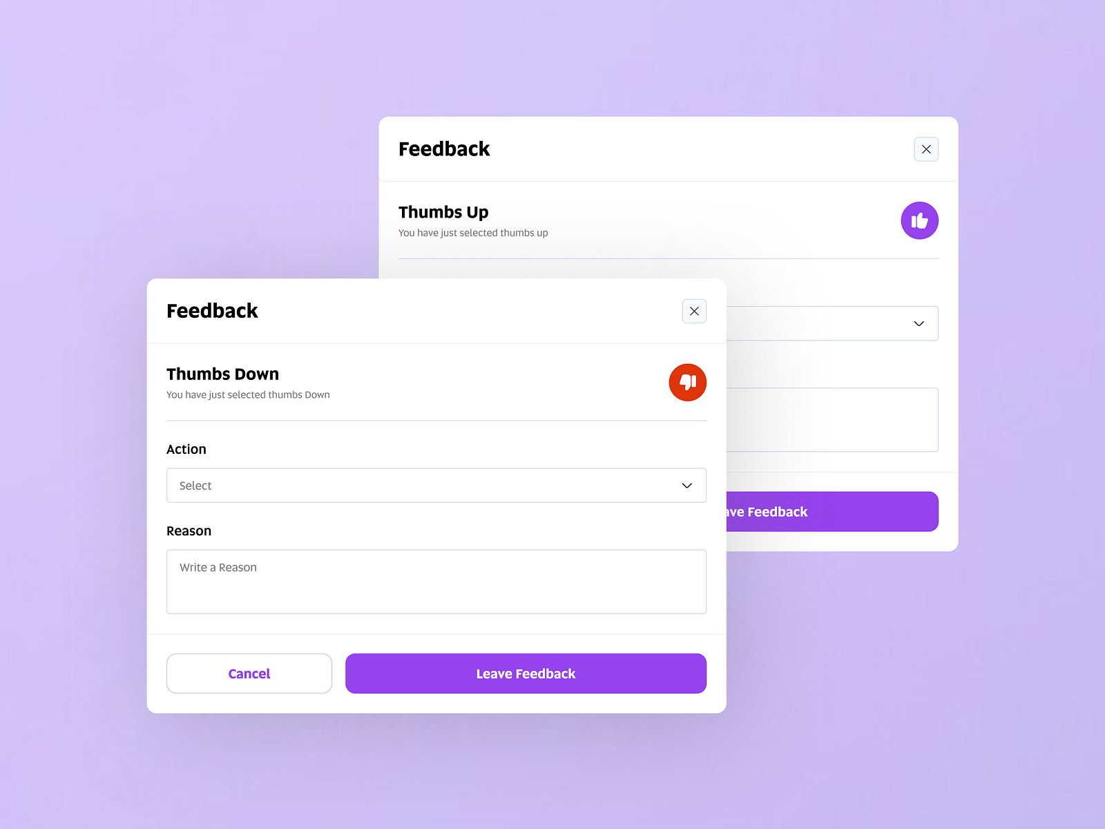 Modals & Popups — Feedback by Talha Shani on Dribbble Modals & Popups — Feedback by Talha Shani on Dribbble