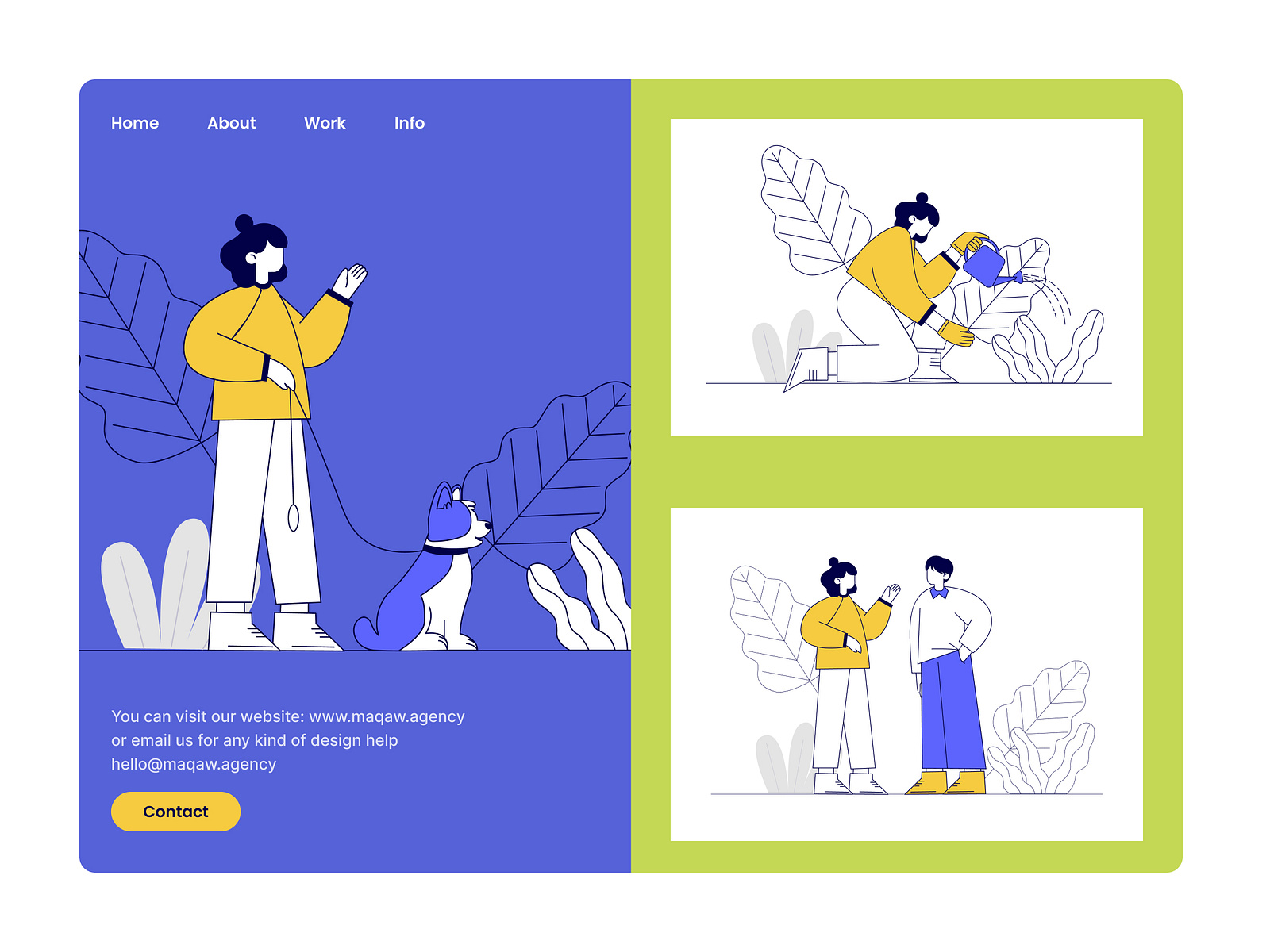 Web Essential Concept Illustration by Rafana Promi for Maqaw Design ...