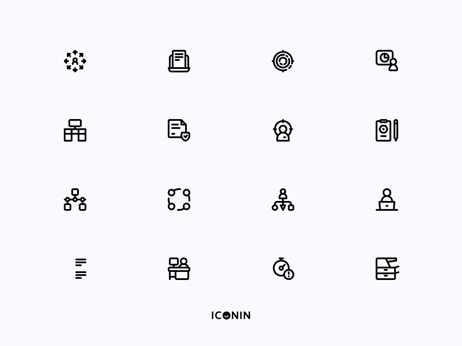 Iconin: Work Icons Set by Rizky Ramadhana 🌵 on Dribbble