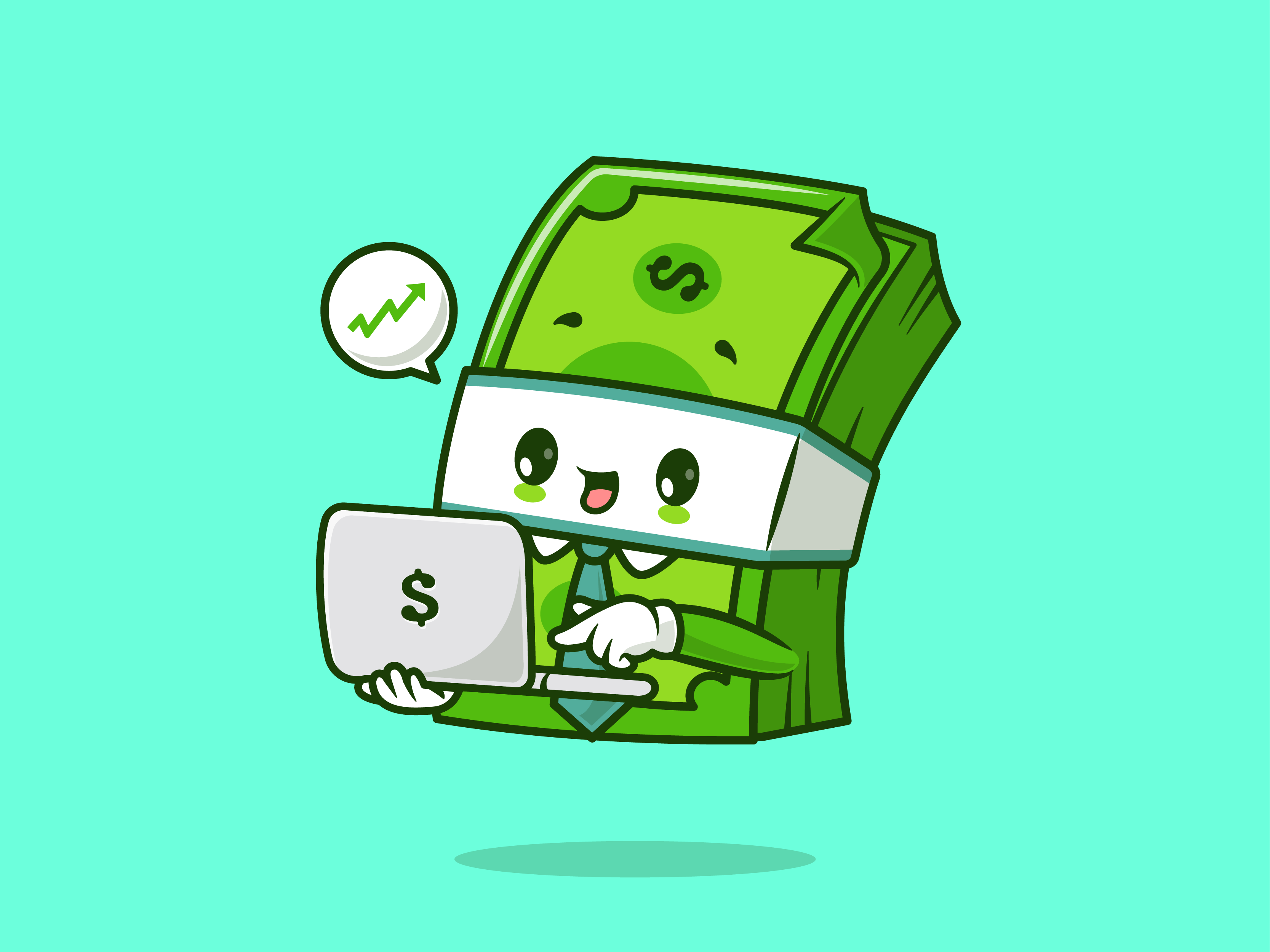 Money Mascot Character💸💰 by catalyst on Dribbble