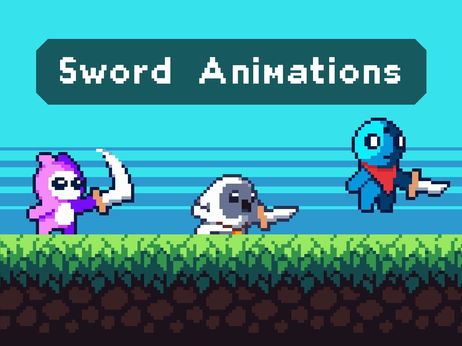 Free Tiny Pixel Hero Sprites with Melee Attacks by 2D Game Assets on ...
