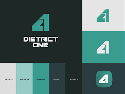 District One Logo by Matt Thomas on Dribbble