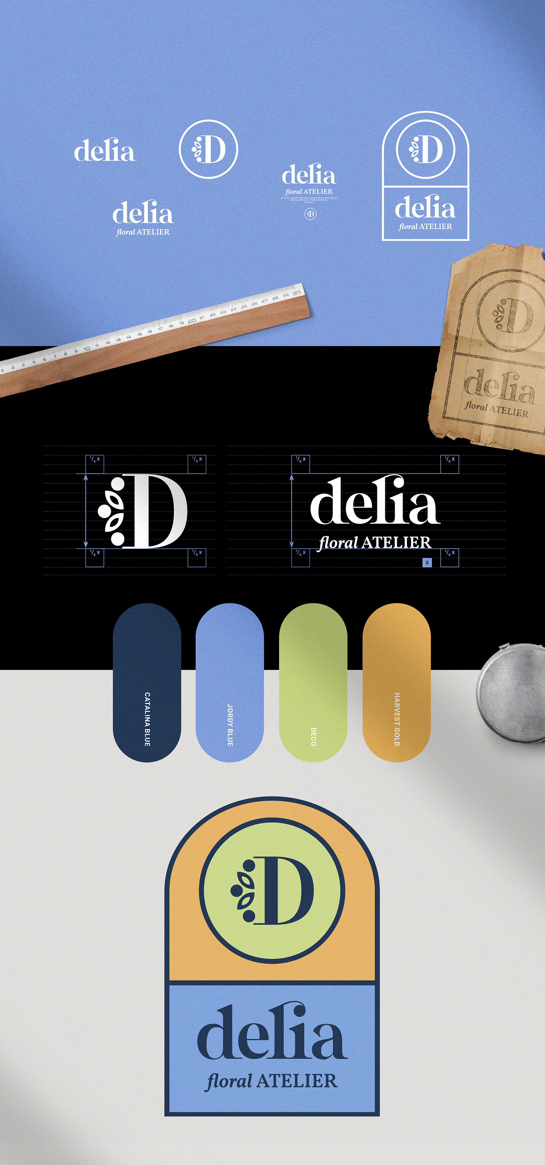 DELIA | LOGO by Marina Homenchuk on Dribbble