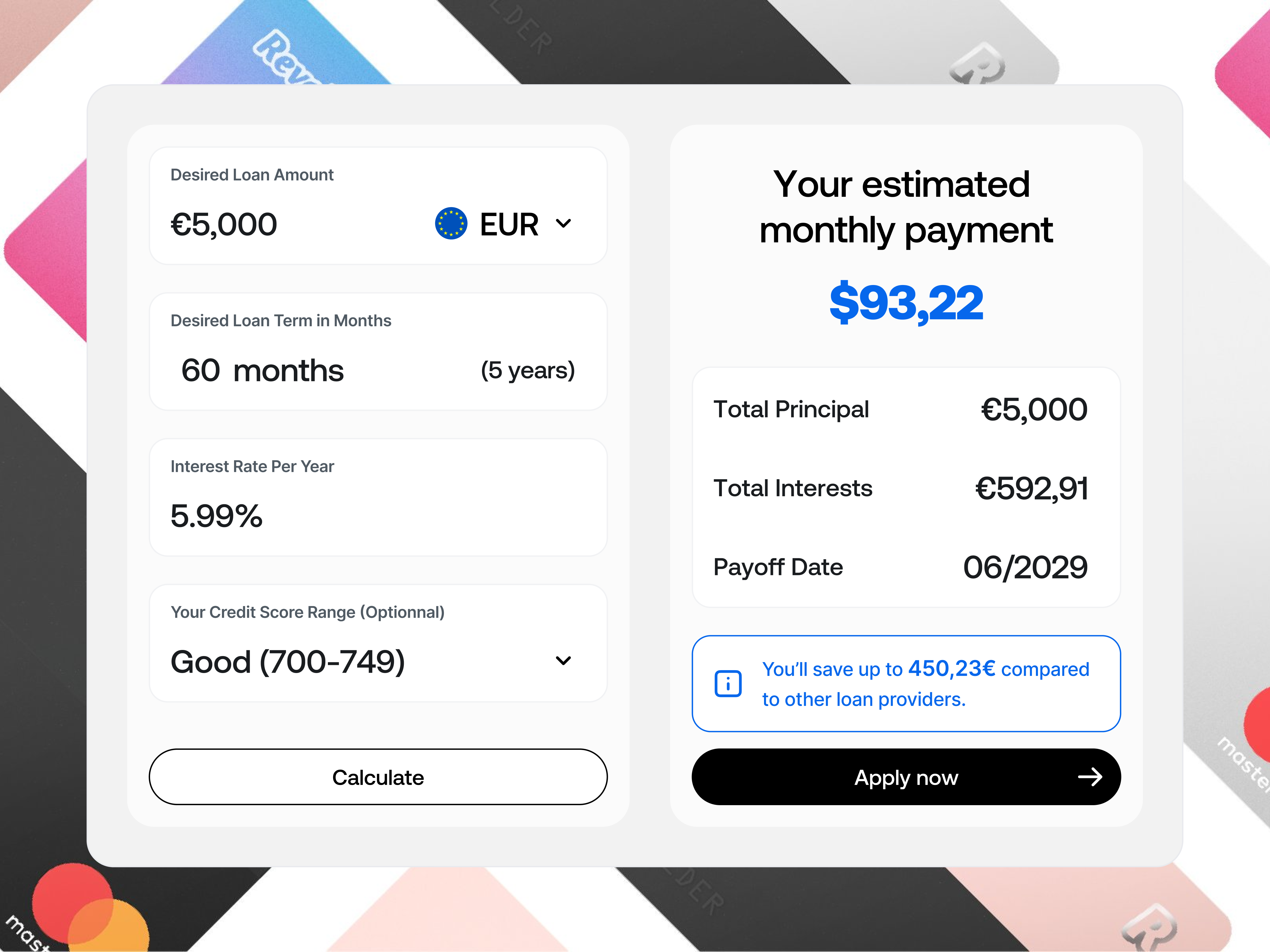 Revolut · Loan Simulator/Calculator · Product & UX/UI · DailyUI by Paul ...