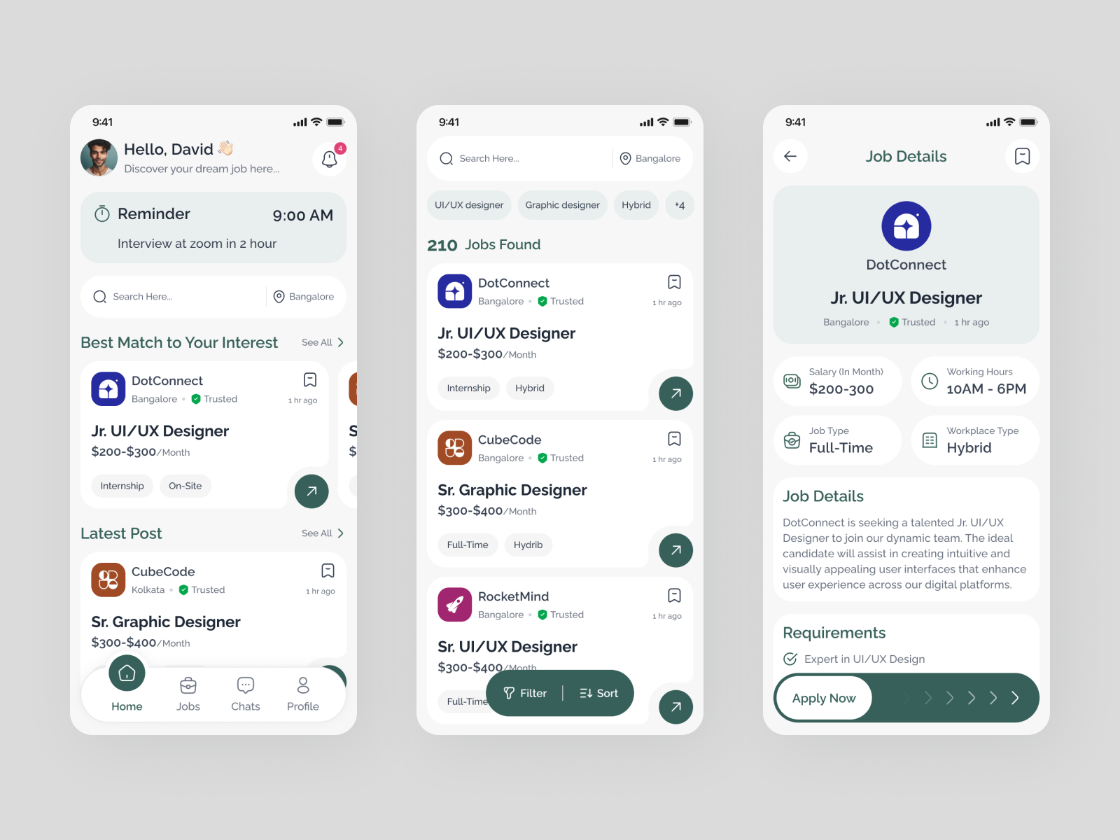 JobScout by Yudiz Solutions Ltd on Dribbble