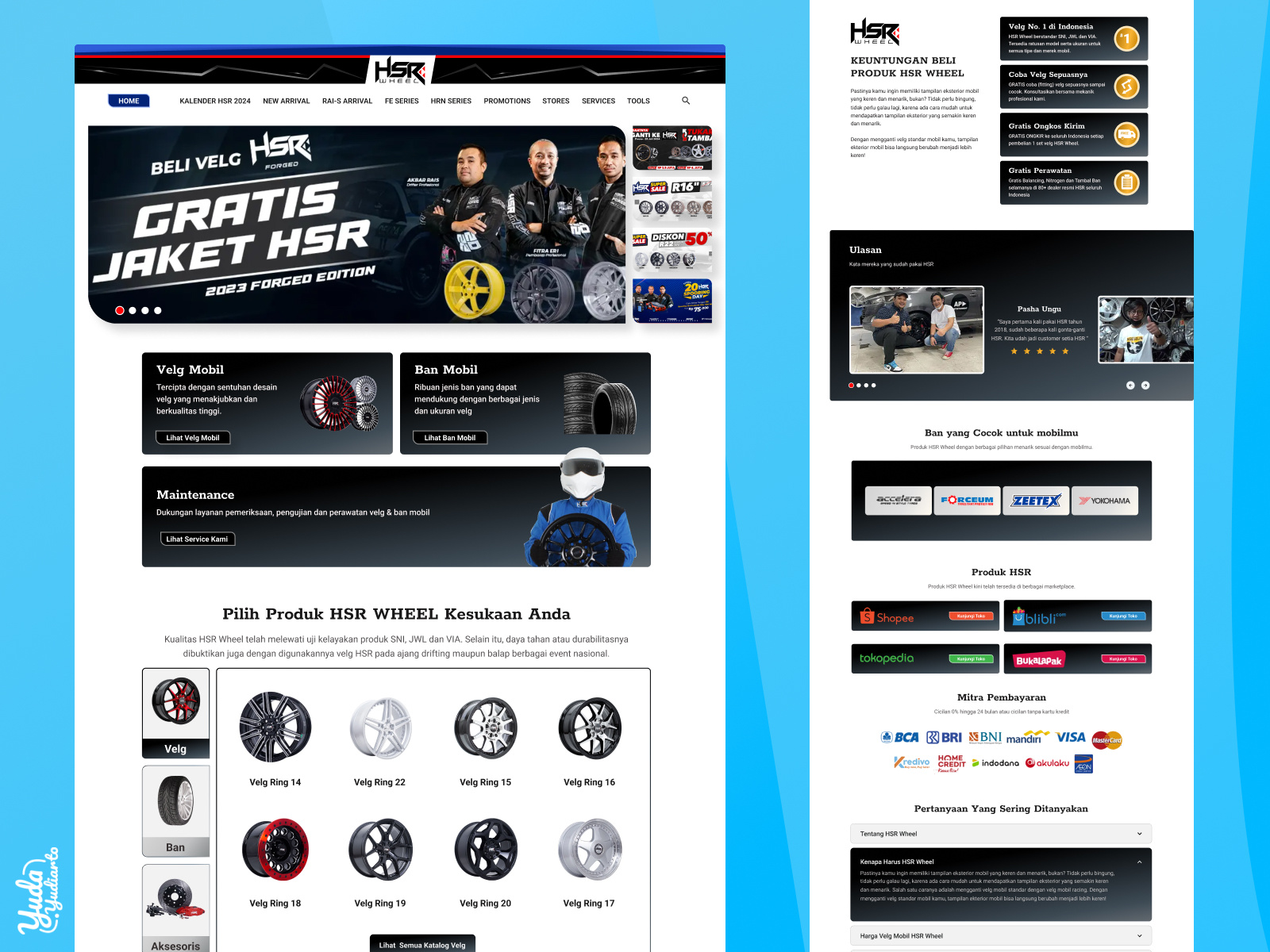 Website Automotive HSR Wheels Redesign - Unofficial by Yuda Yudiarto on ...