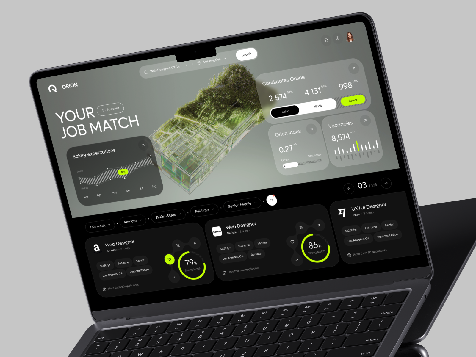 ORION - Job Opportunities Platform by Jack R. for RonDesignLab ⭐️ on ...