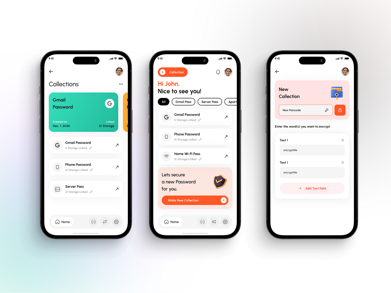 Modern Password manager | Mobile App | UI/UX by Ghurki Design Co. on ...
