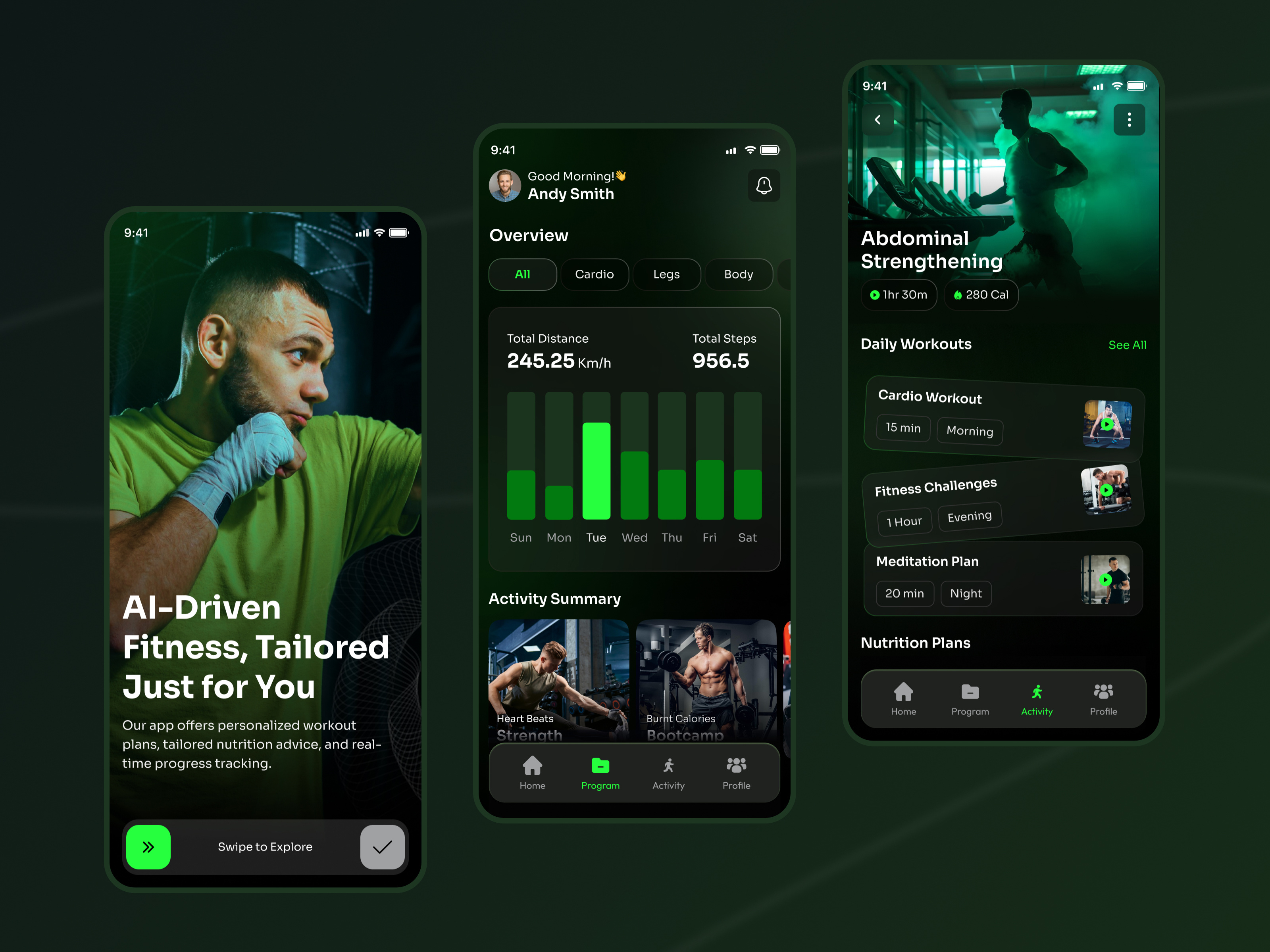 Fitness AI Mobile App UI Design | Fit Monks by Design Monks - UX UI | Web Design | Web & Mobile ...