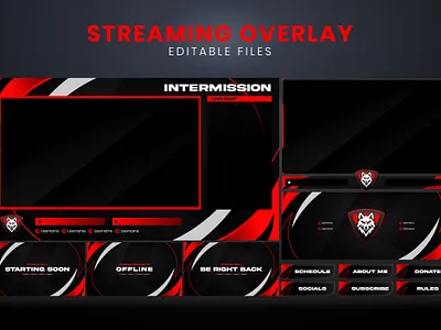 Streamer Assets designs, themes, templates and downloadable graphic ...