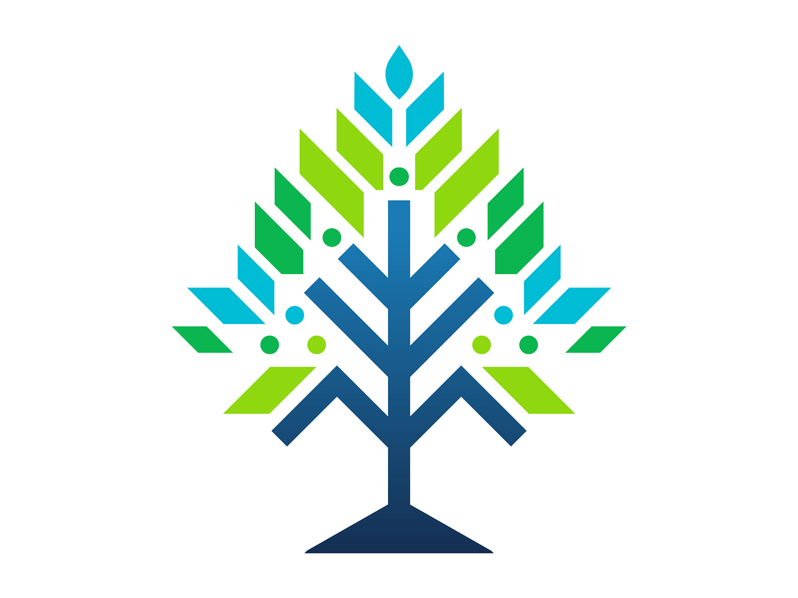 Digital Tree Logo Design by Al-Rafi 06 on Dribbble