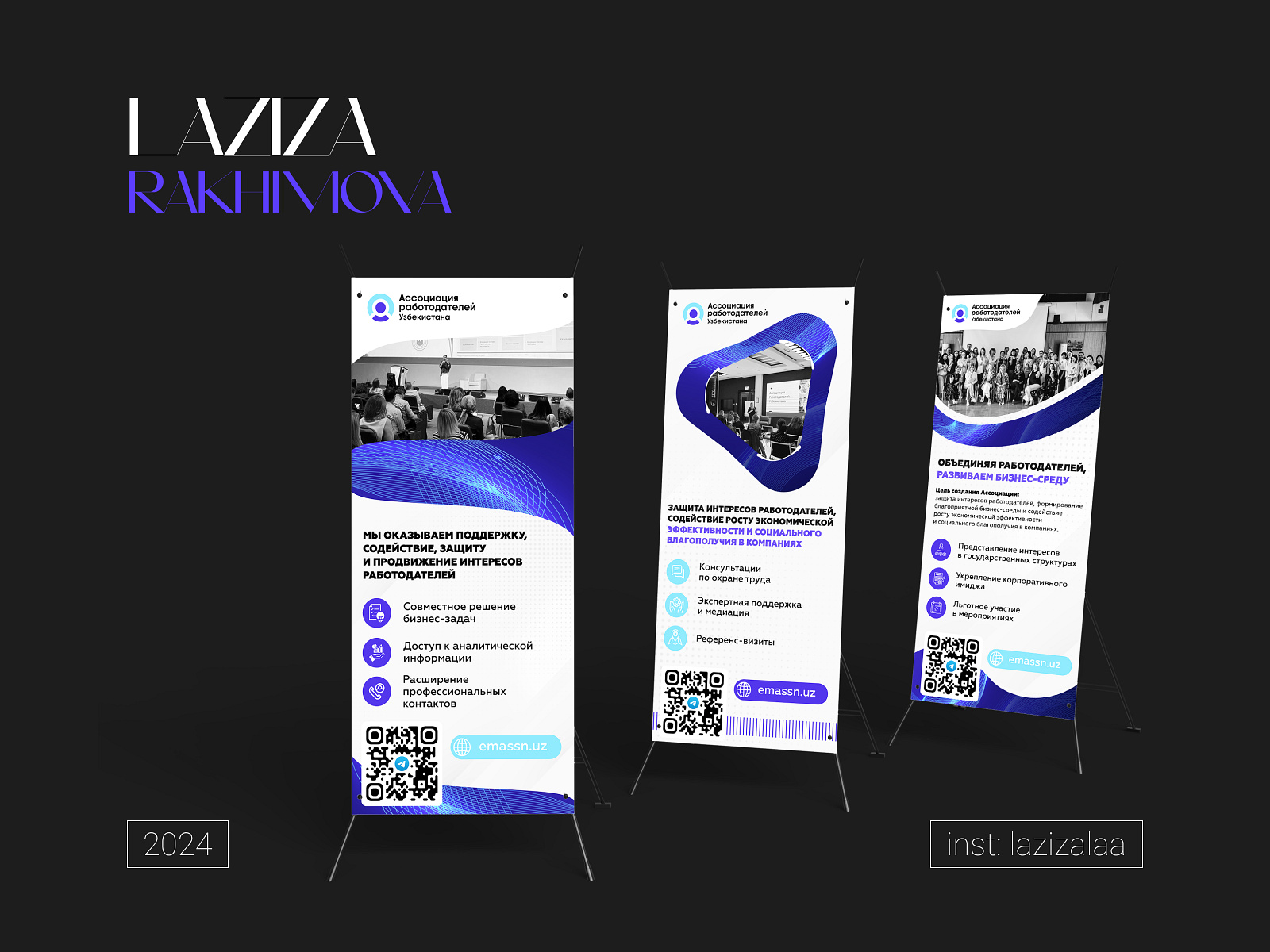 BANNER DESIGN by Laziza Rakhimova on Dribbble