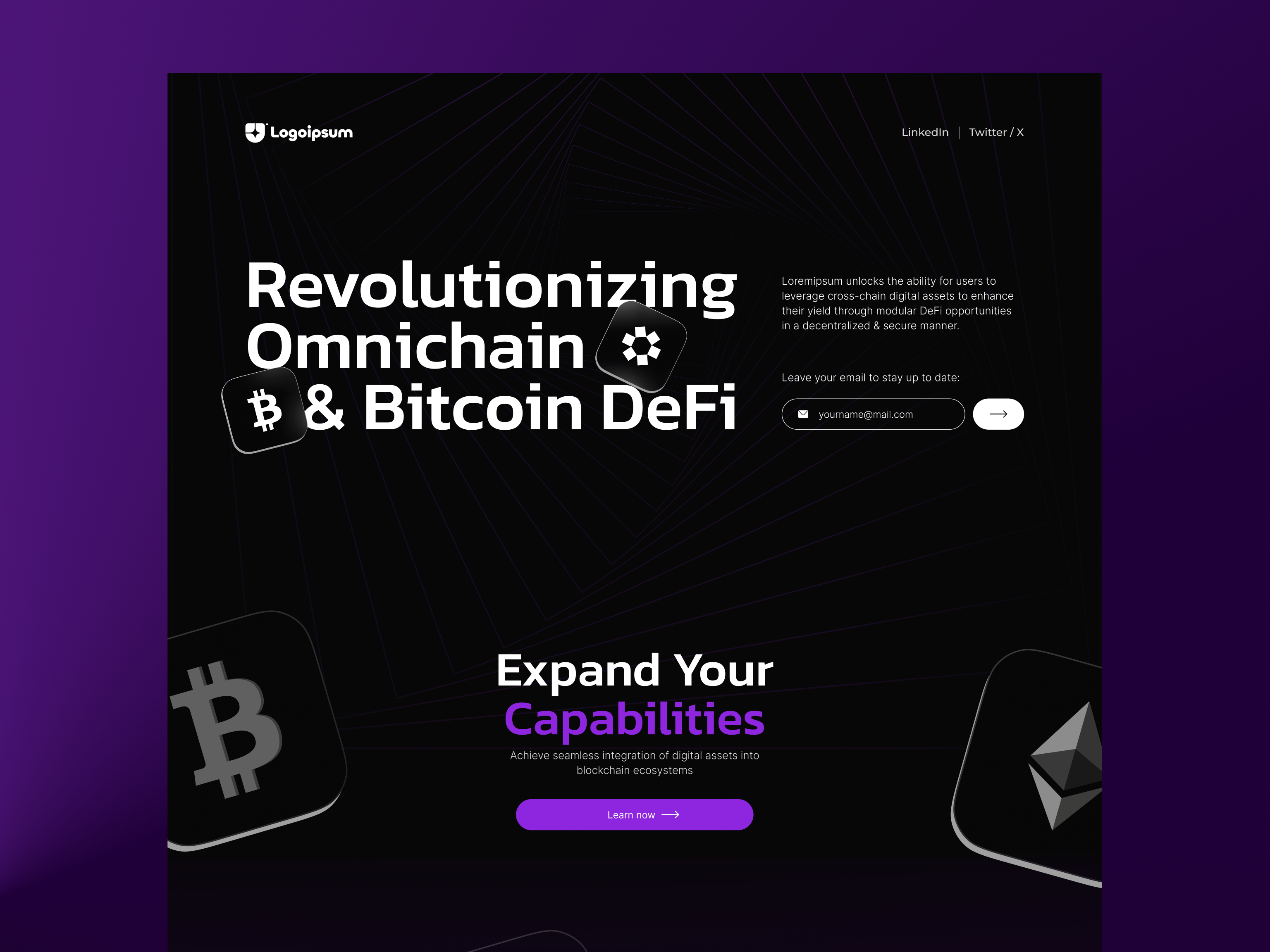 Cross-Chain DeFi Innovation Website by Taras Oliinyk for U1CORE - Product Design Bureau on Dribbble