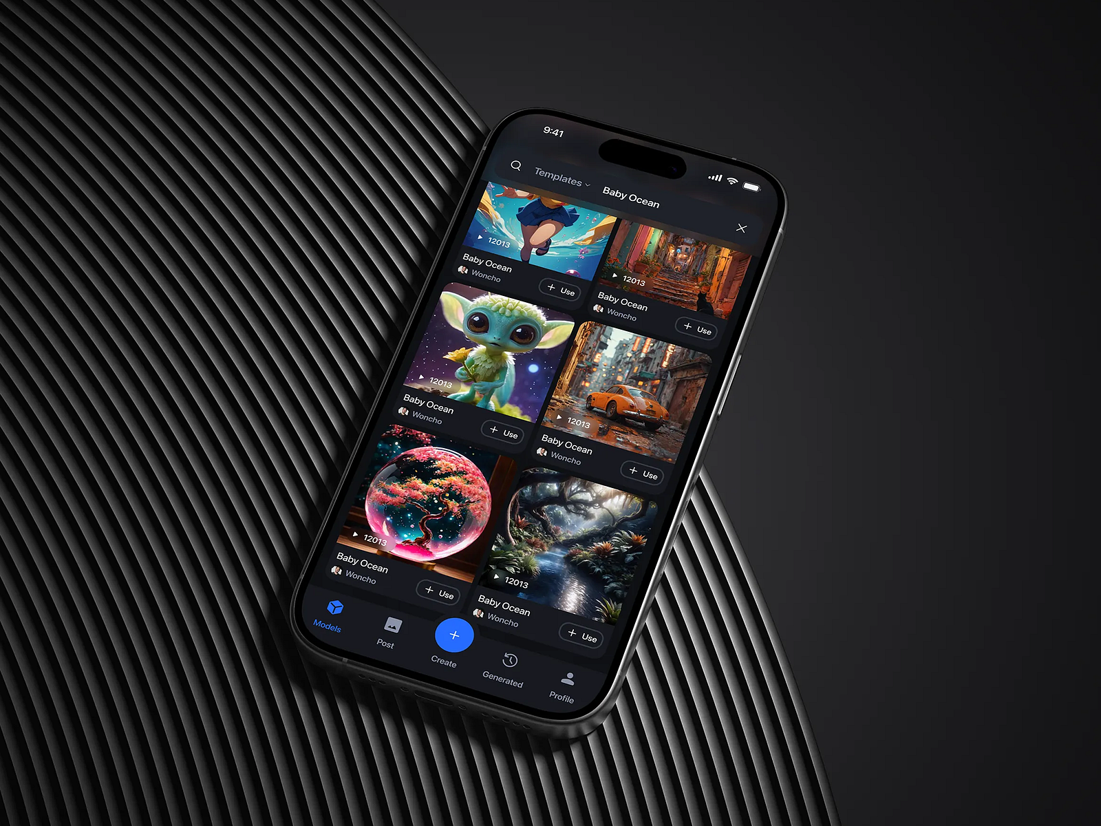 AI Generate UI Kit App by Hung Hoang on Dribbble