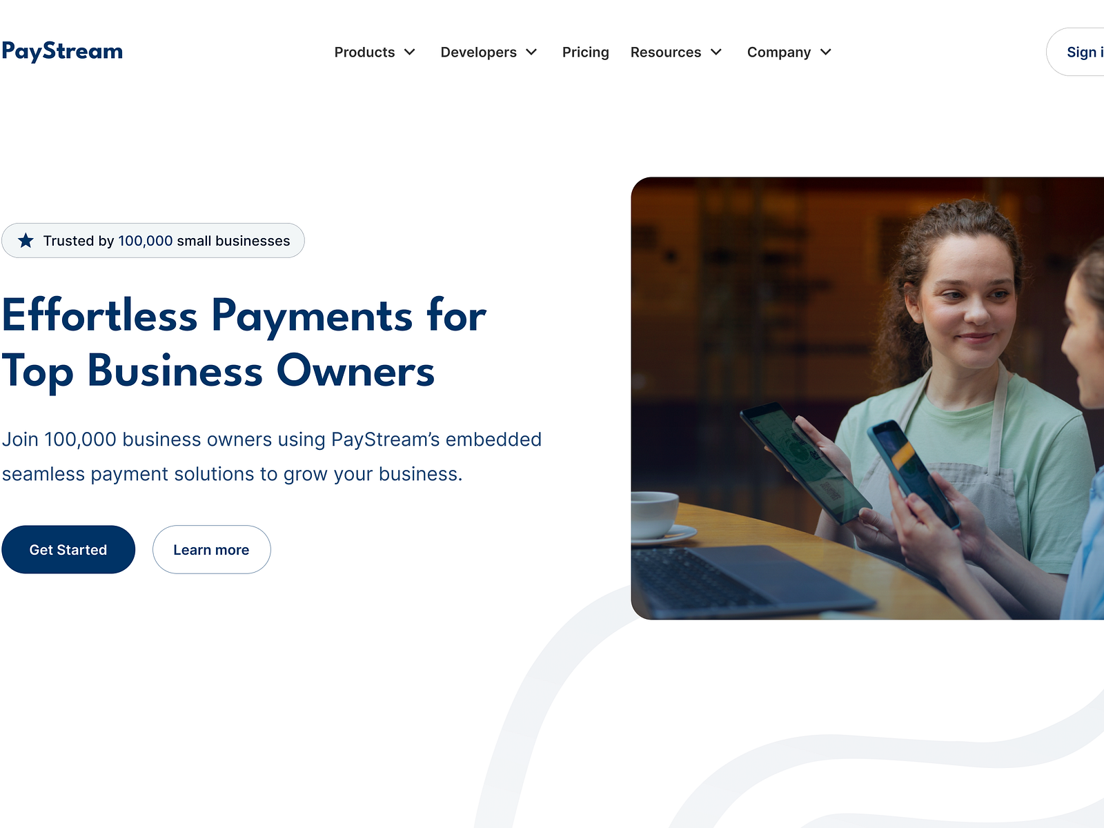 PayStream Homepage - Embedded Payments by Exon Nkemchor on Dribbble