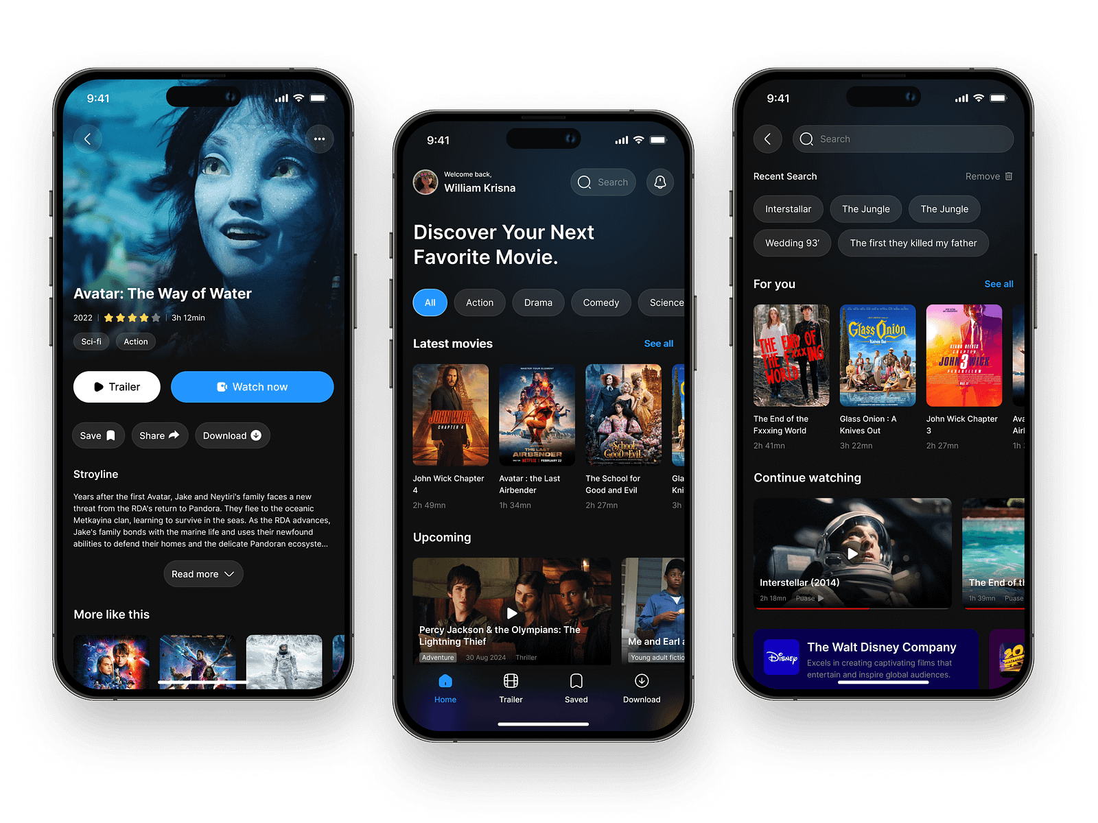 A Modern Movie app - Revamp Design by Lay Sengly on Dribbble