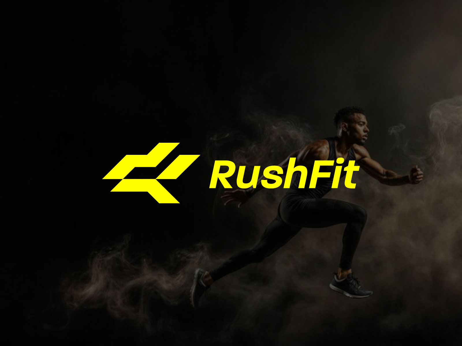 RushFit Logo, Letter RF, Sports Brand, Apparel,Gym,Fitness Logo by Md ...