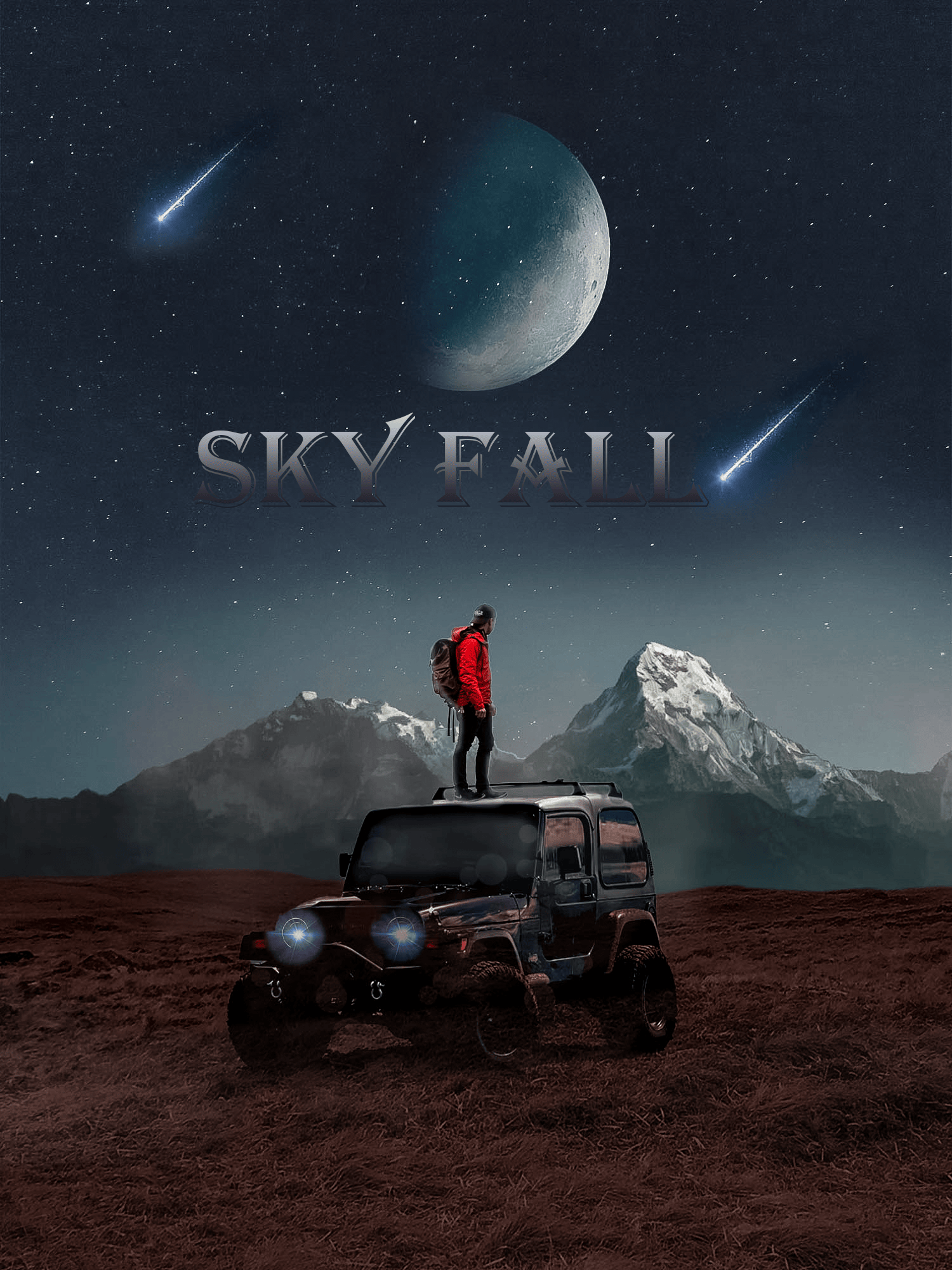 Skyfall Poster by Gaurav Khandelwal on Dribbble